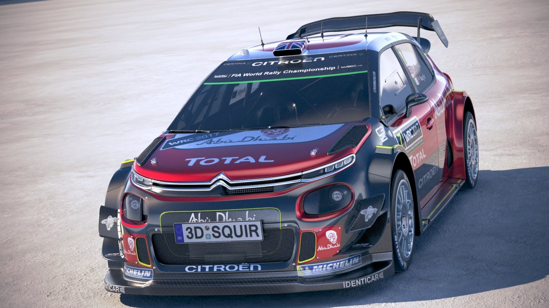 Citroen C3 Wrc Model - TurboSquid 1270915