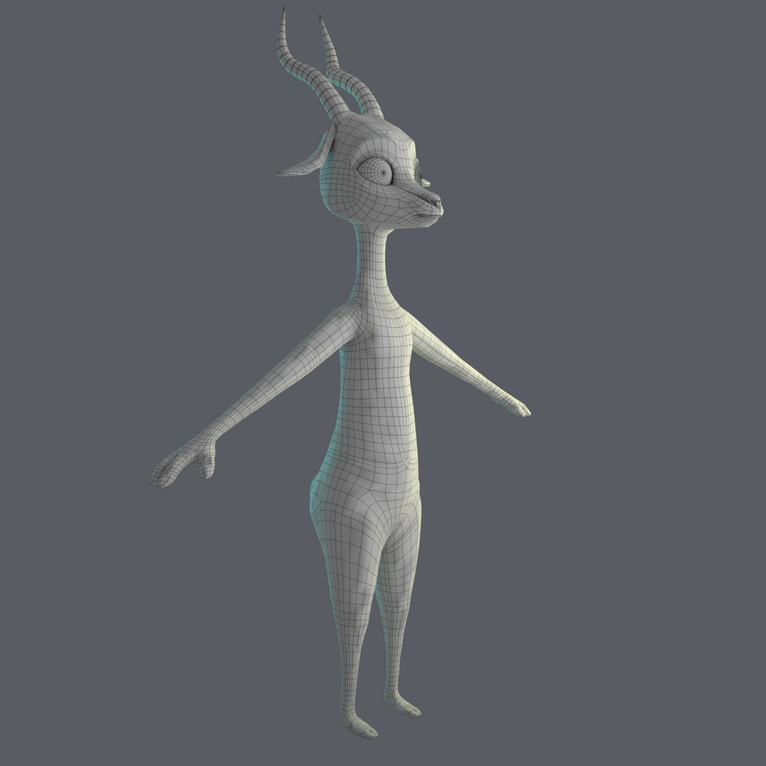 Stylized Deer NoRig 3D Model - TurboSquid 2012651