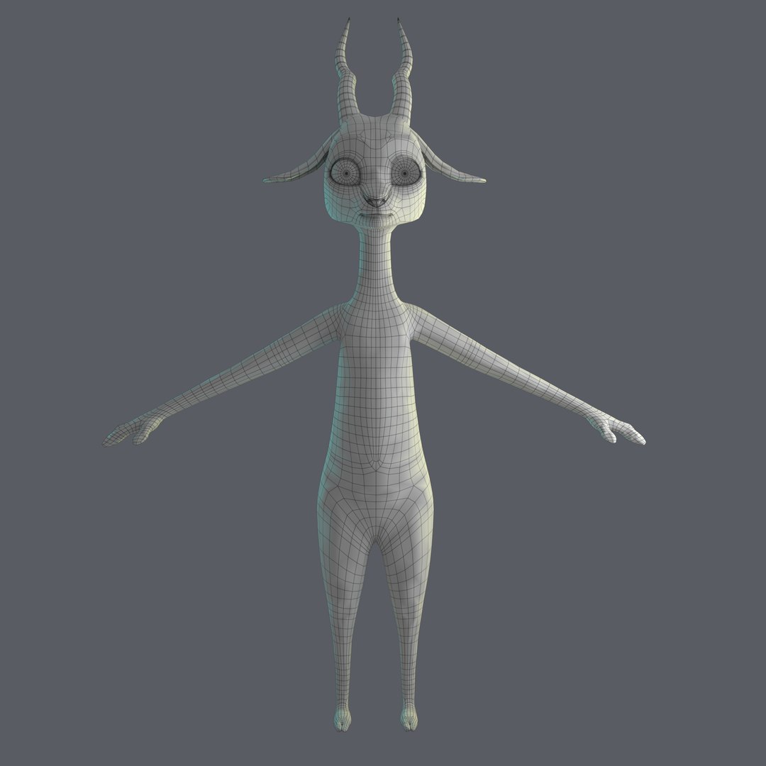 Stylized Deer NoRig 3D Model - TurboSquid 2012651