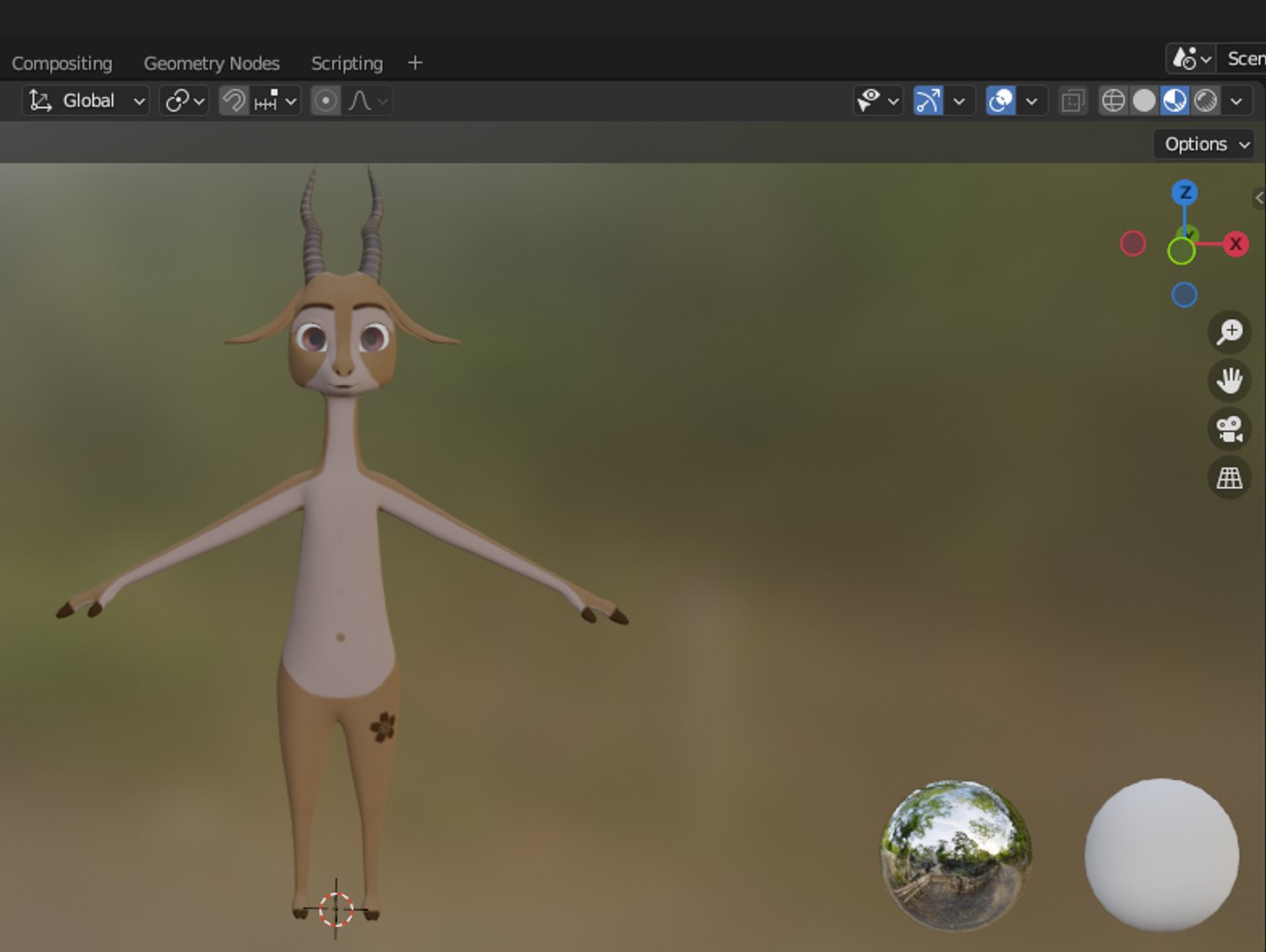 Stylized Deer NoRig 3D Model - TurboSquid 2012651