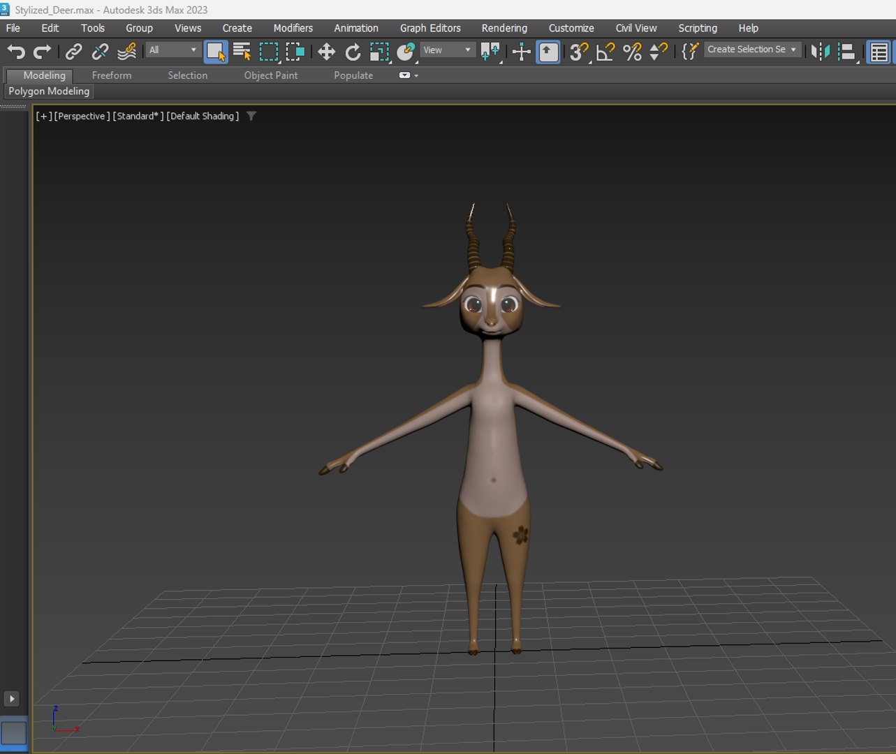 Stylized Deer NoRig 3D Model - TurboSquid 2012651