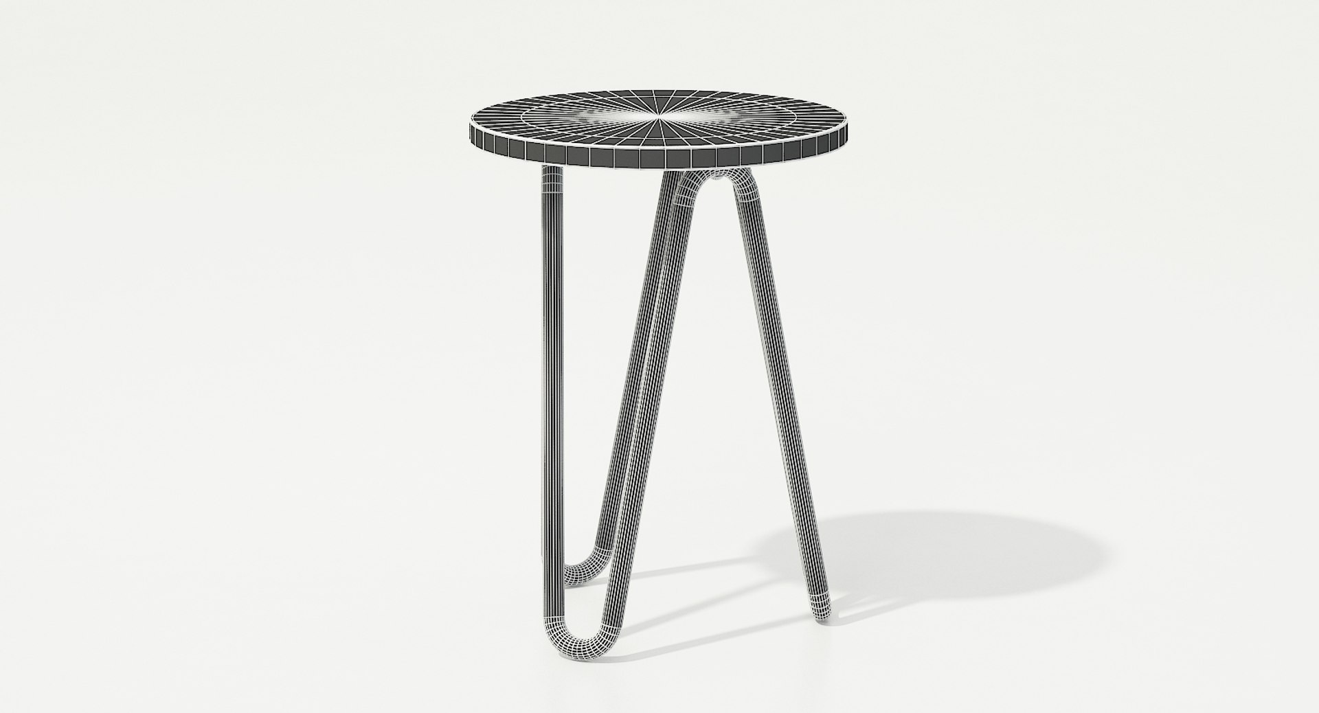 Wood Metal Stool 3D Model - TurboSquid 1328622