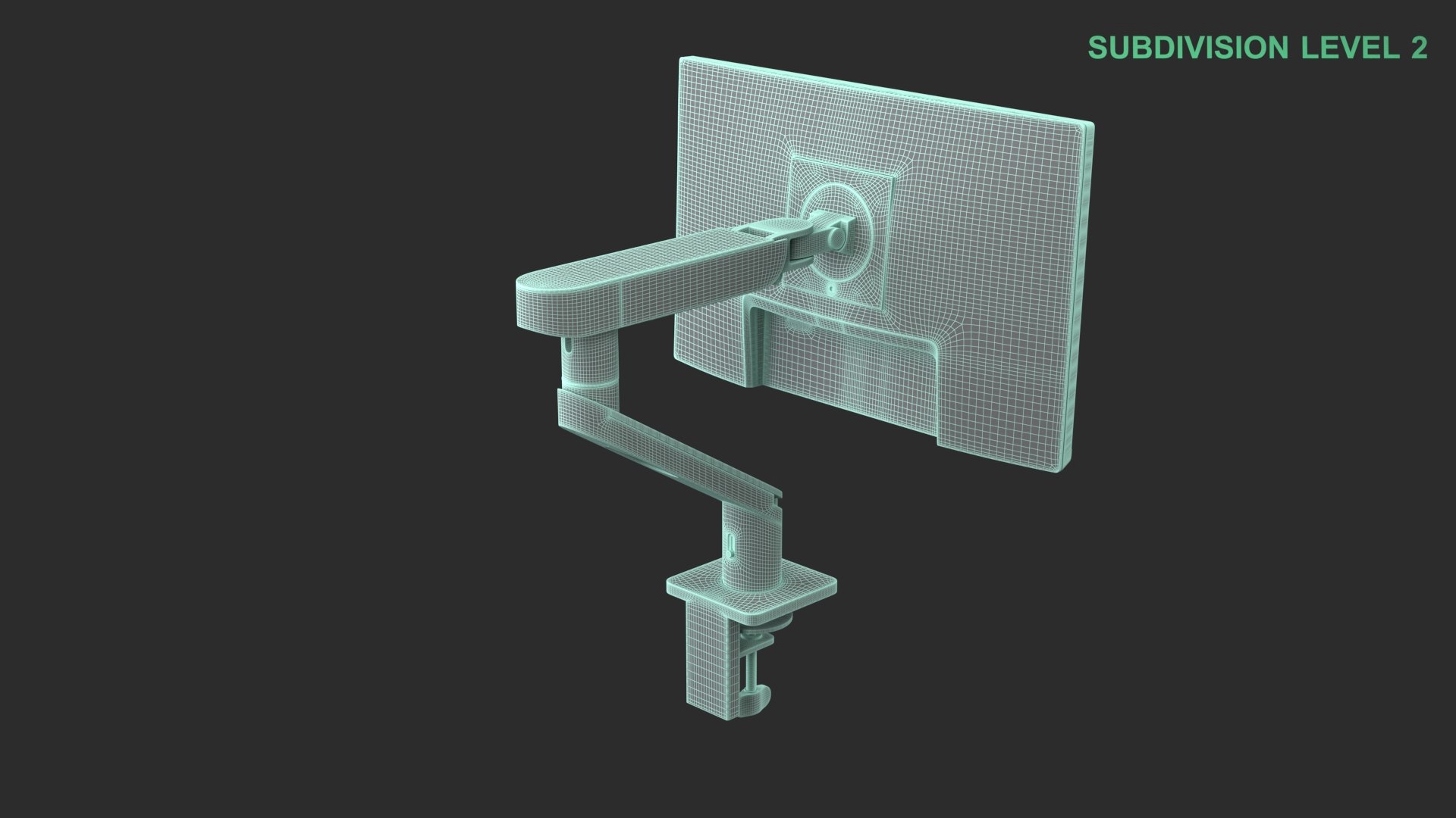 3D Monitor With Stand Model - TurboSquid 2386707