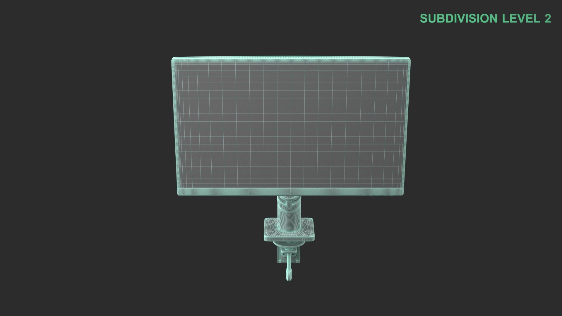 3D Monitor With Stand Model - TurboSquid 2386707