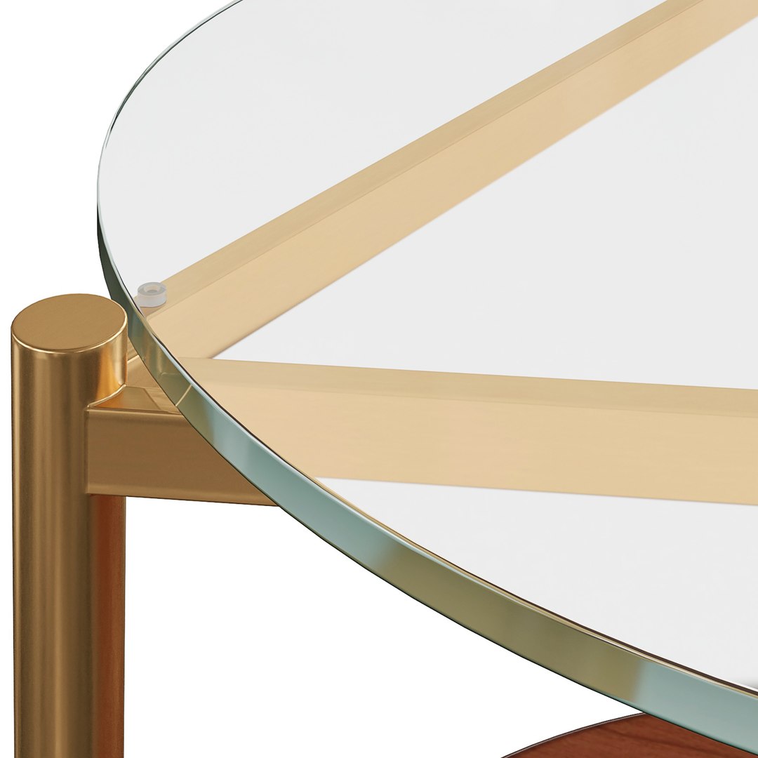 Mid-Century Art Display Side Table 3D Model - TurboSquid 2071192