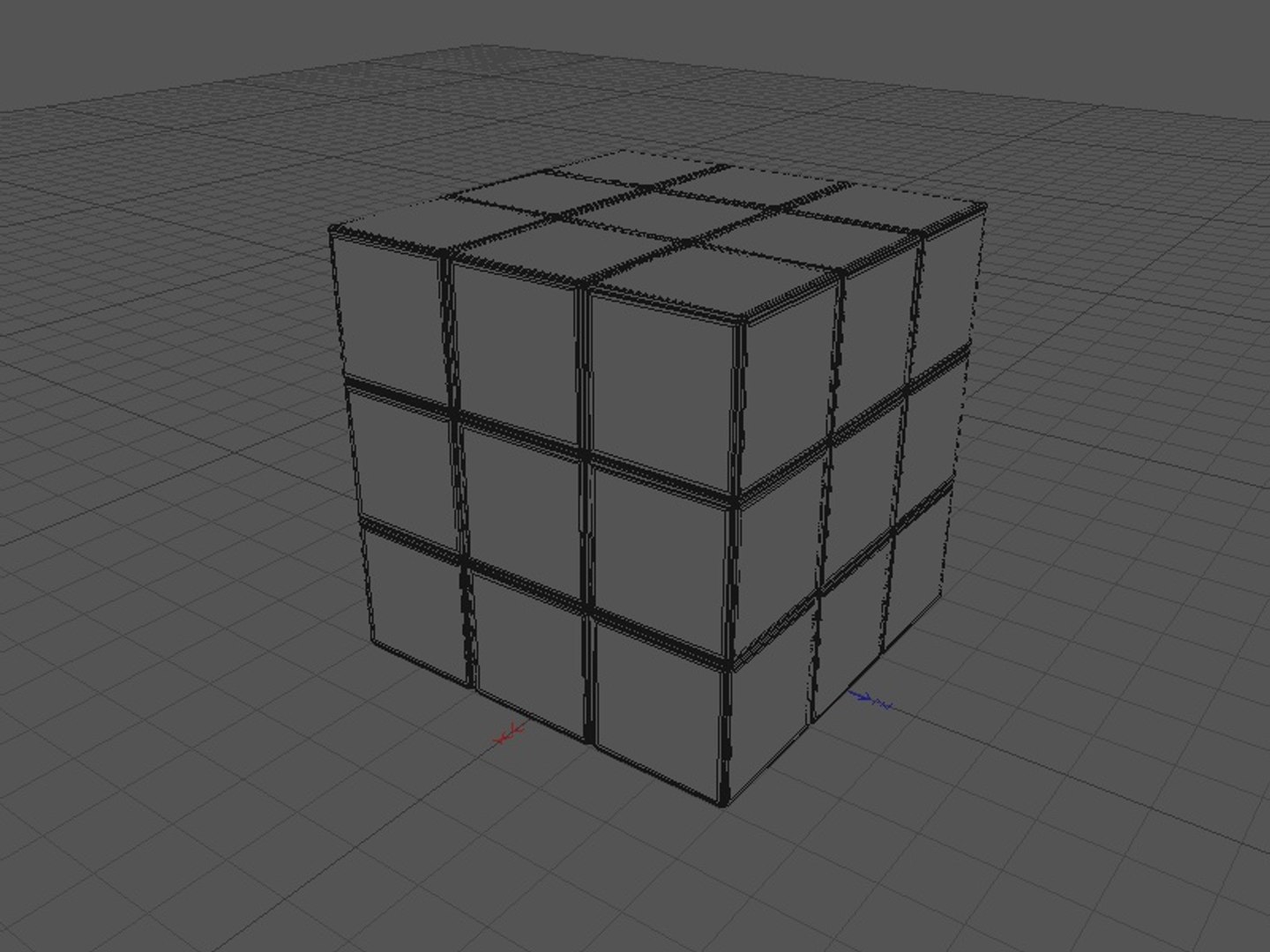 3d Rubik Cube Animatable