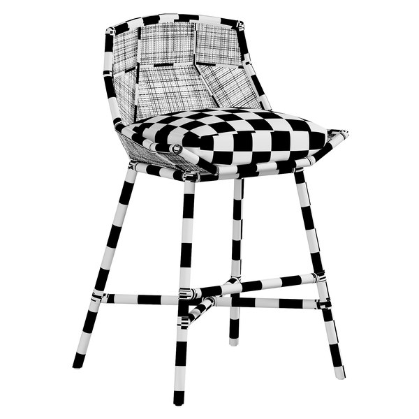 3D MAKETTO BARSTOOL by baker model - TurboSquid 1939082