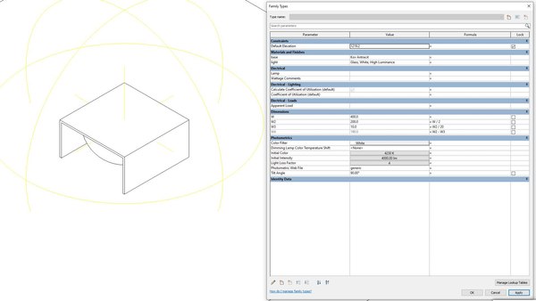 modelo 3d Lámparas - Familia Revit paramétrica completa gratis ...