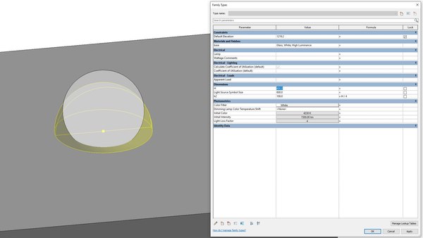 modelo 3d Lámparas - Familia Revit paramétrica completa gratis ...