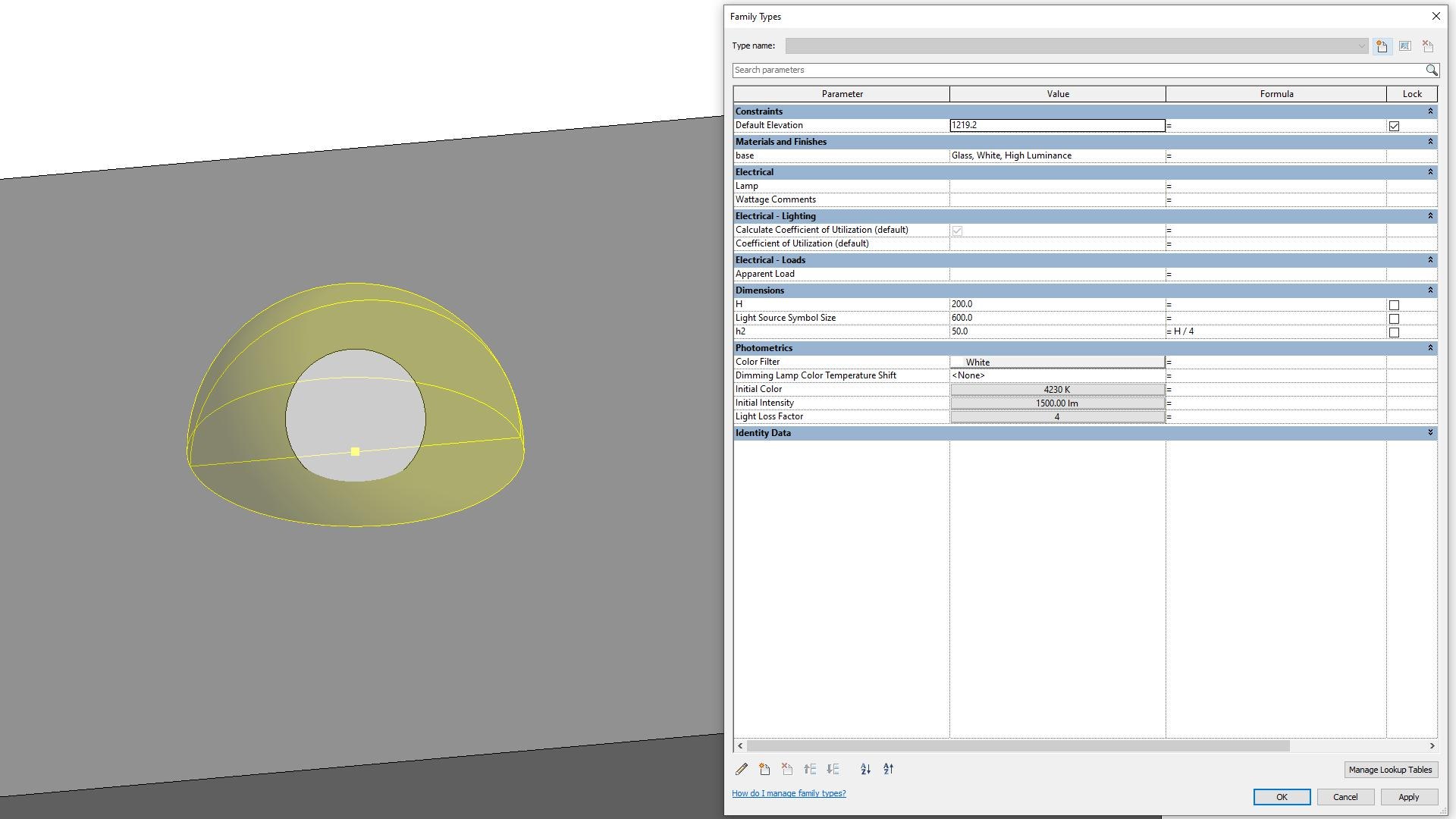 3D Model Lamps - Full Parametric Revit Family - TurboSquid 1764657