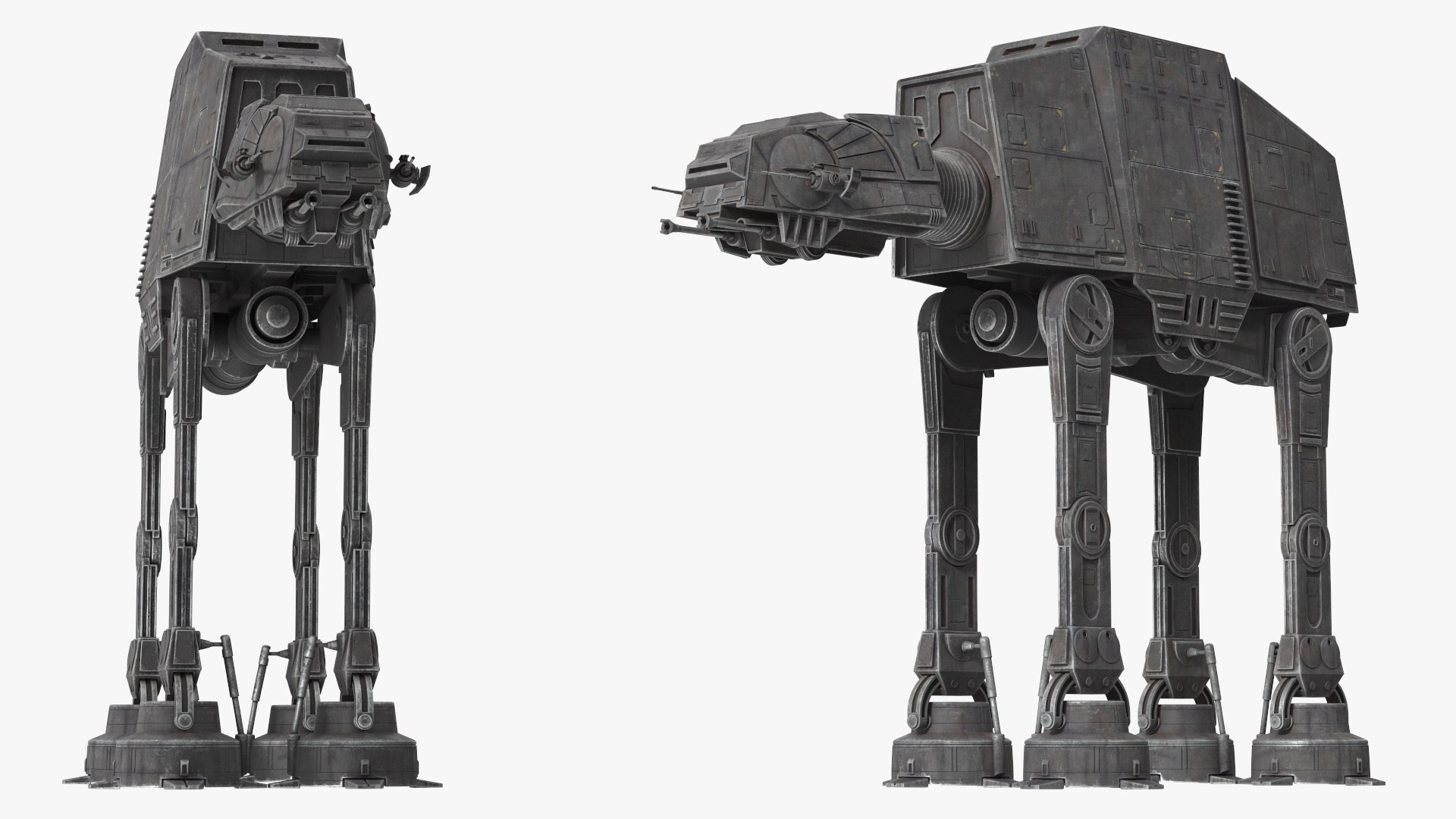 Star Wars AT AT Dark 3D Model - TurboSquid 2113332