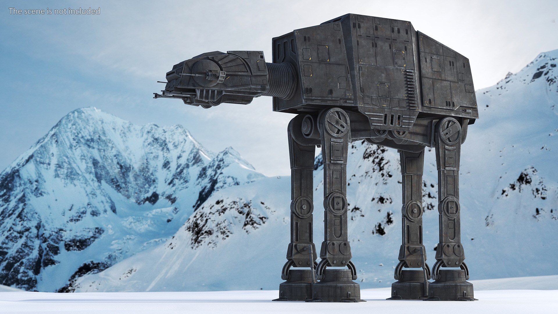 Star Wars AT AT Dark 3D Model - TurboSquid 2113332