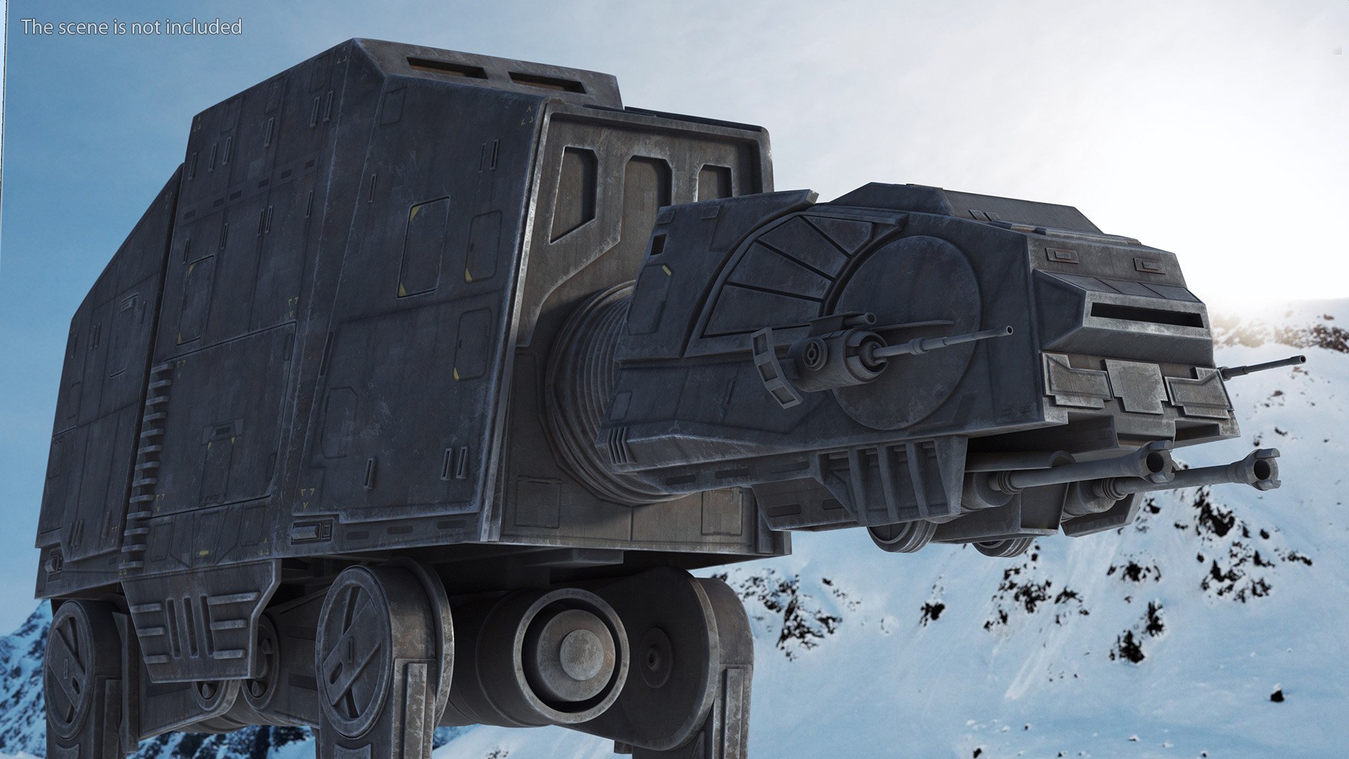 Star Wars AT AT Dark 3D Model - TurboSquid 2113332