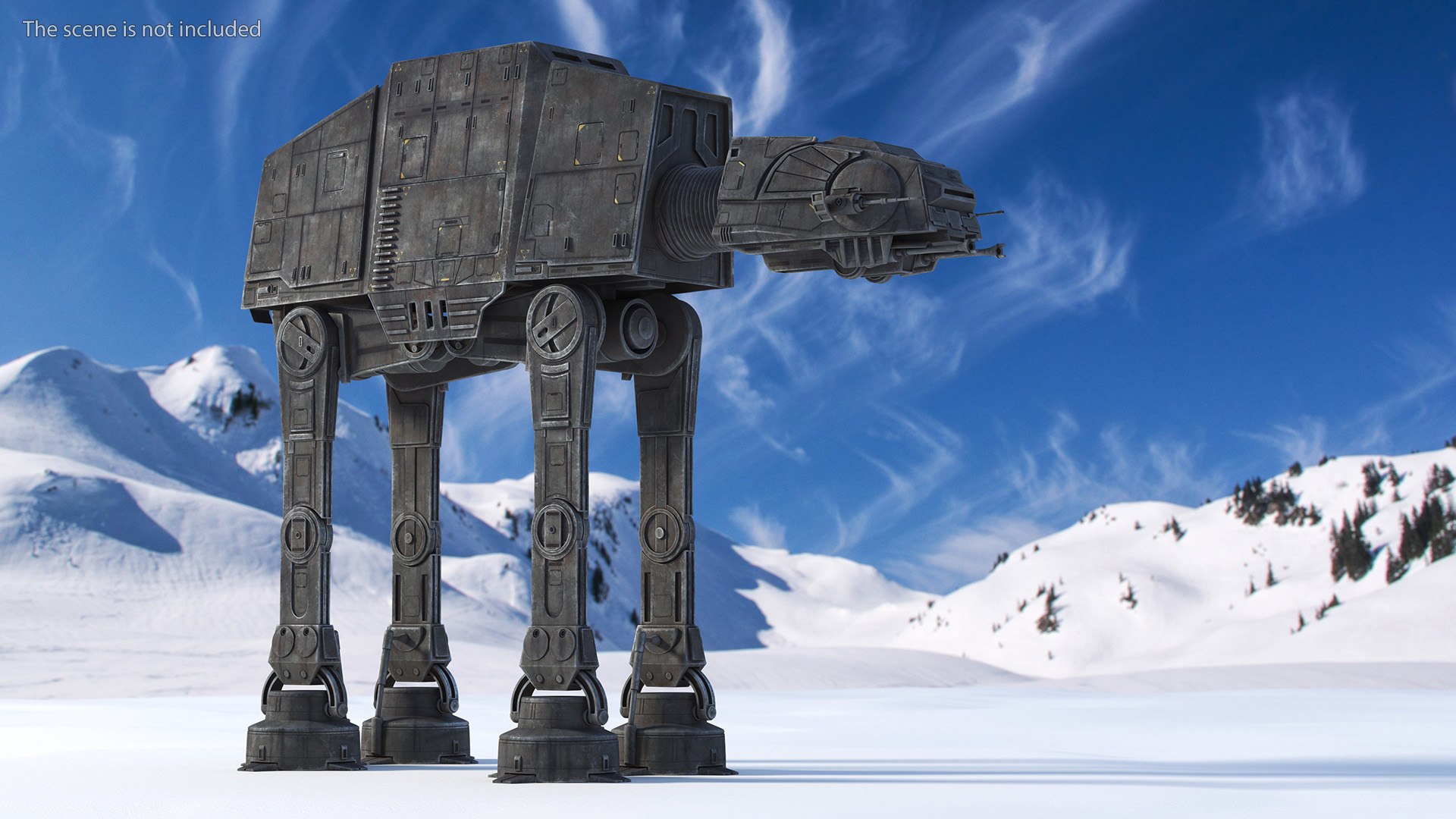 Star Wars AT AT Dark 3D model - TurboSquid 2113332