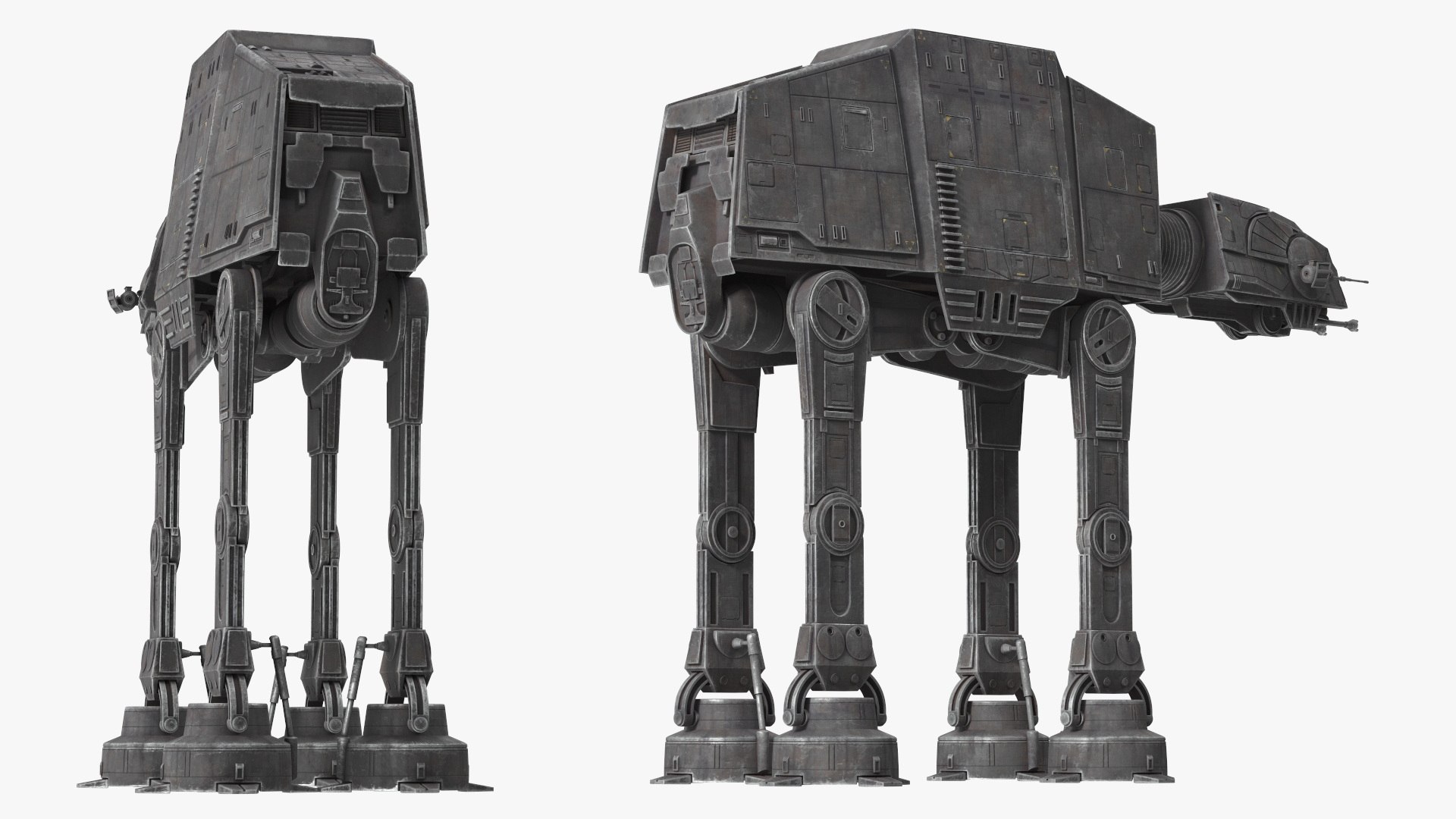 Star Wars AT AT Dark 3D Model - TurboSquid 2113332
