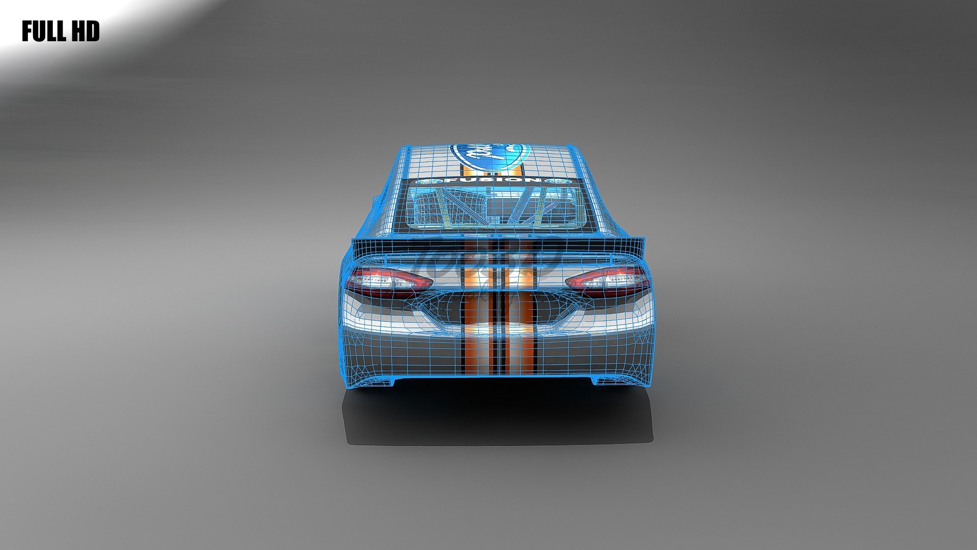 3d Model Fusion Nascar Car