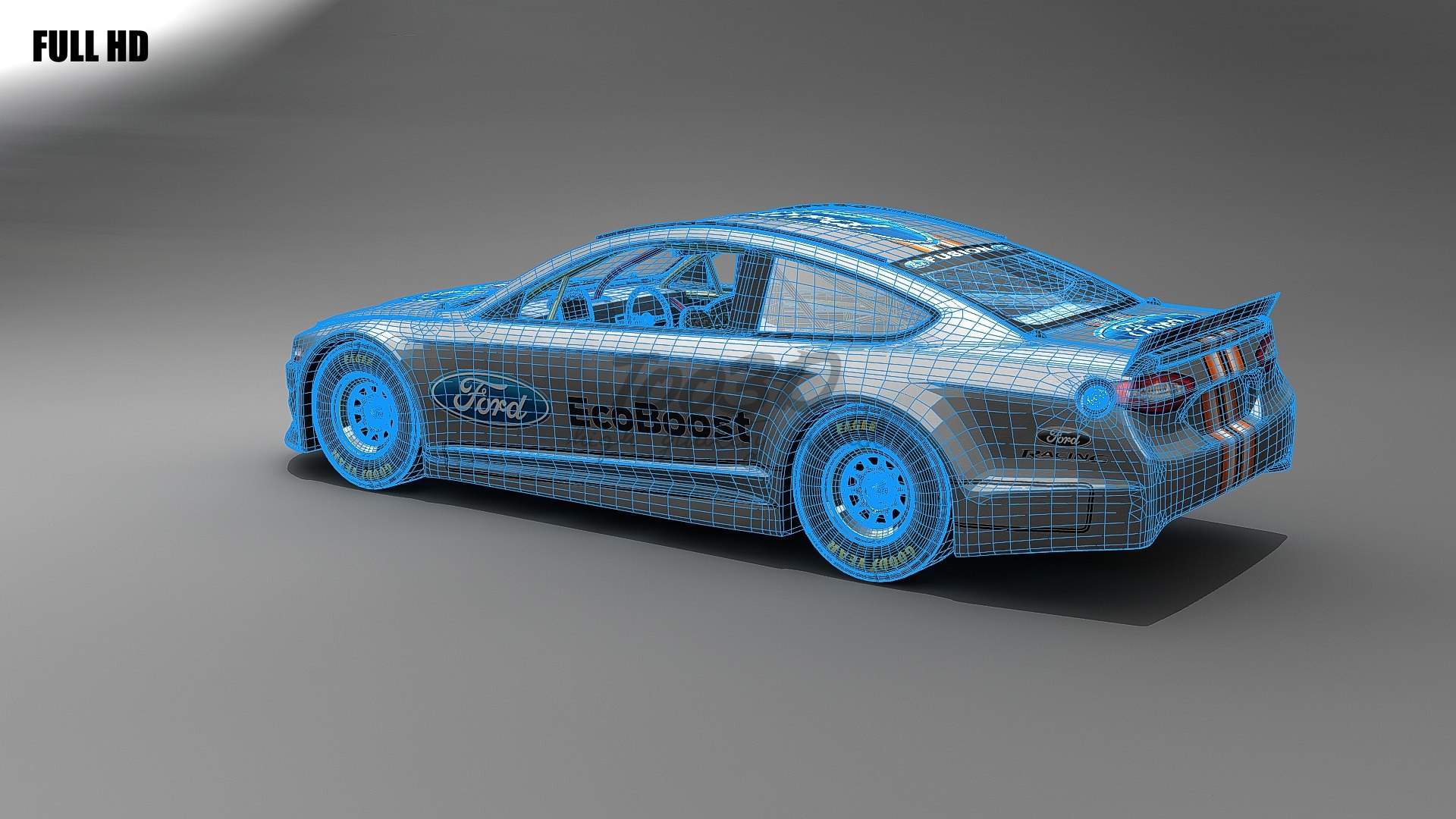 3d Model Fusion Nascar Car
