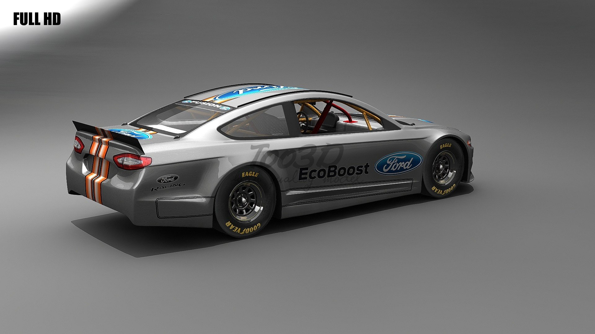 3d Model Fusion Nascar Car