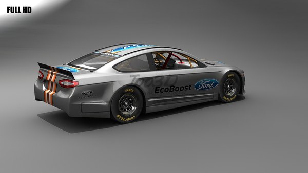3d model fusion nascar car