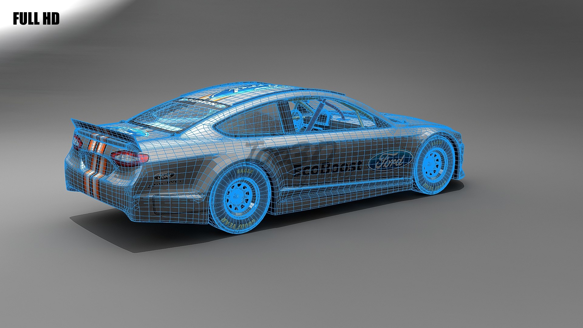 3d Model Fusion Nascar Car