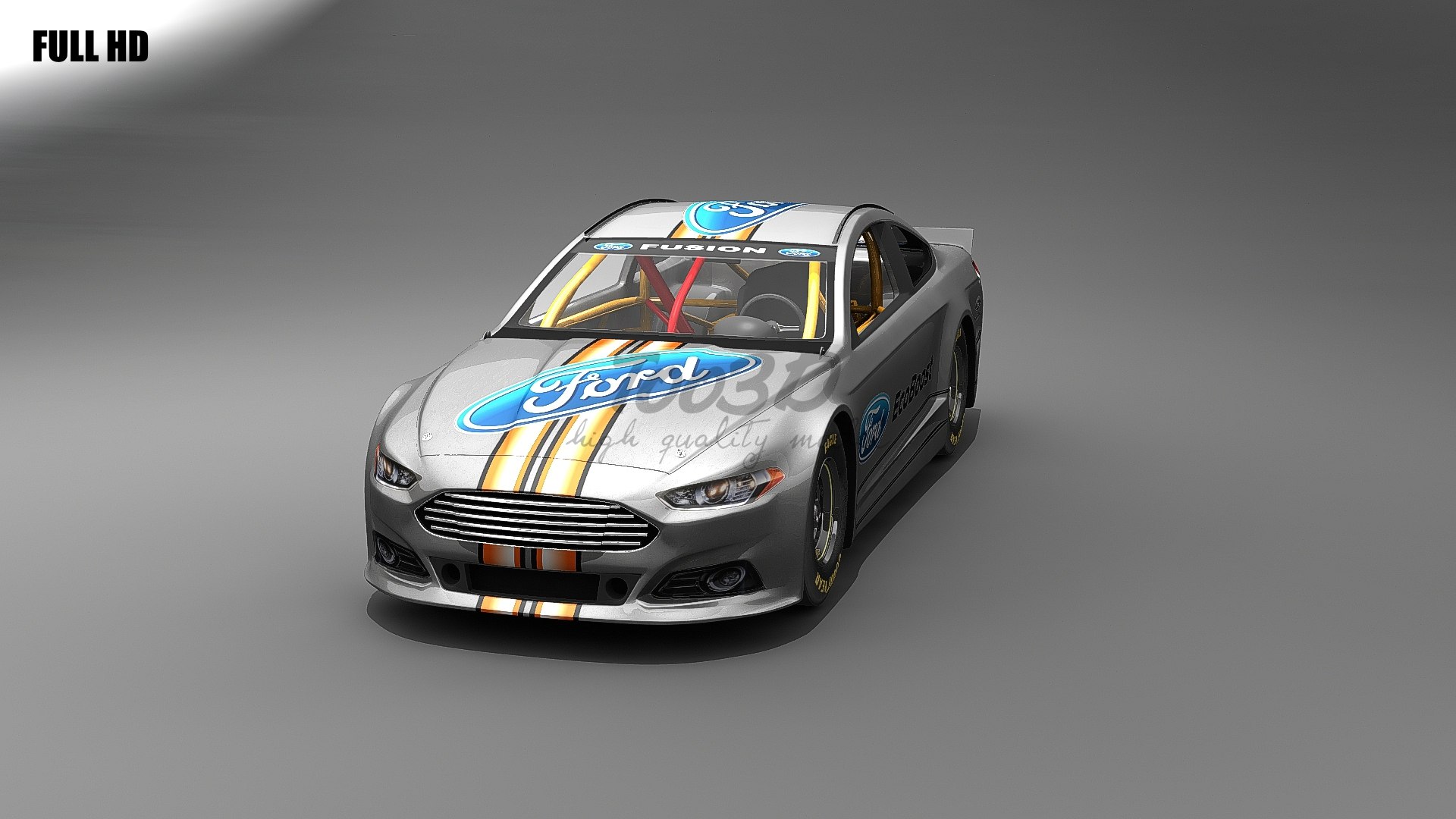 3d Model Fusion Nascar Car