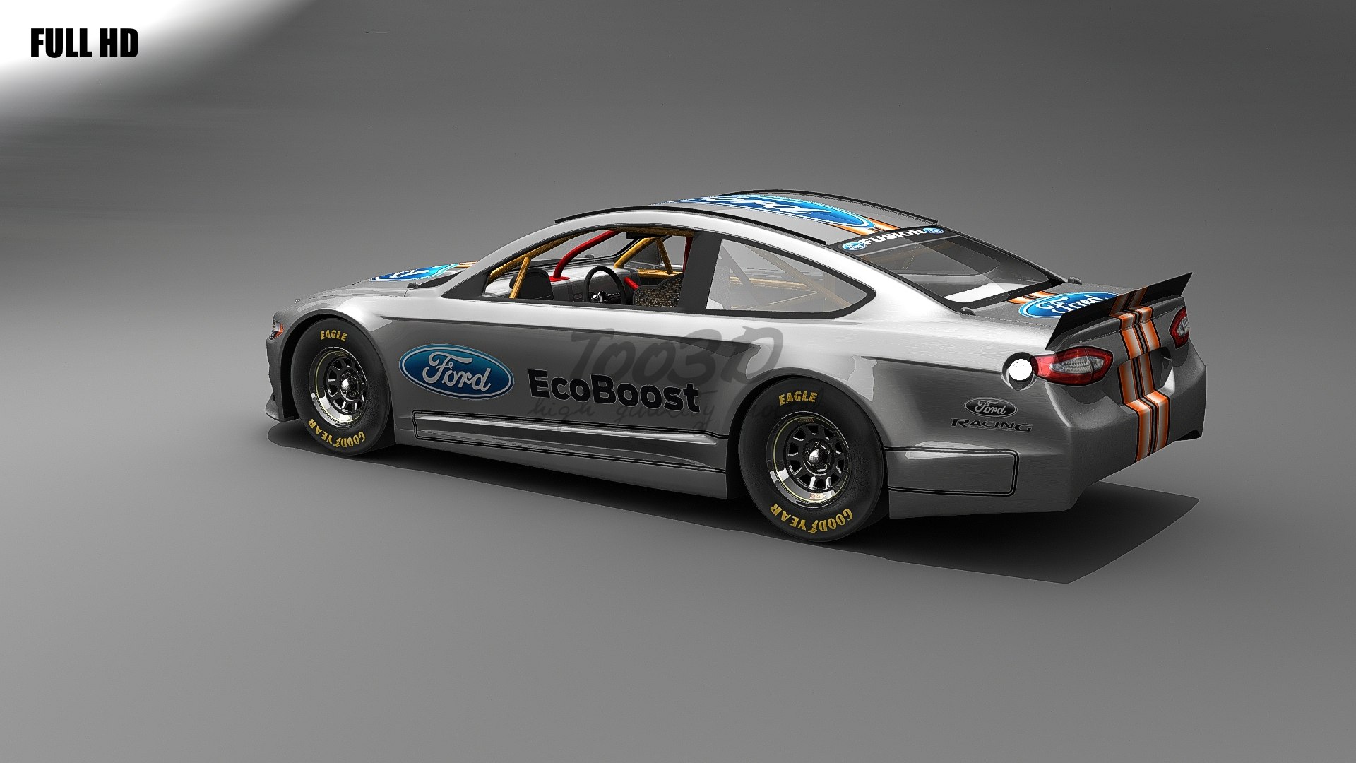 3d Model Fusion Nascar Car