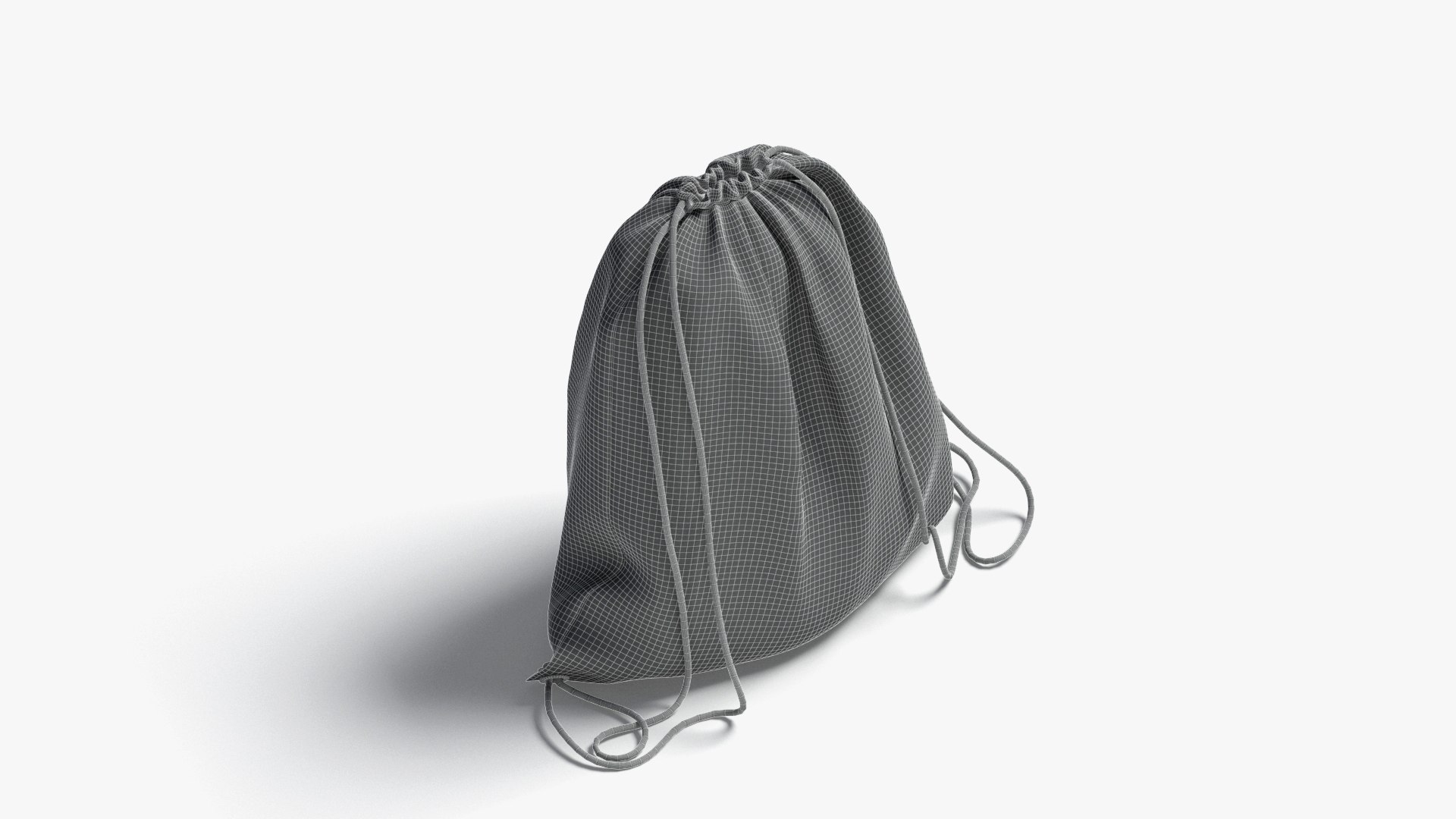 Drawstring Backpack 3D Model - TurboSquid 1794068