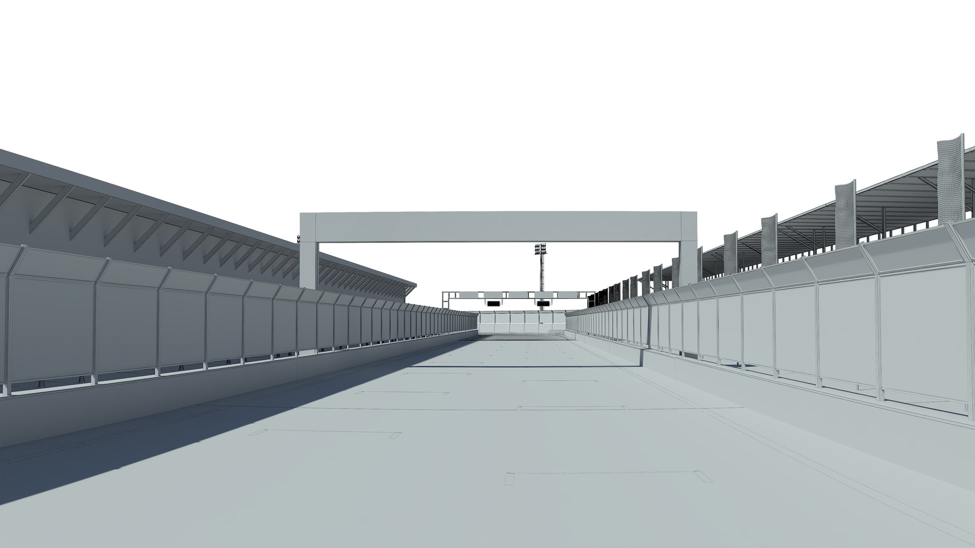 Race Track Road Model - TurboSquid 2224370