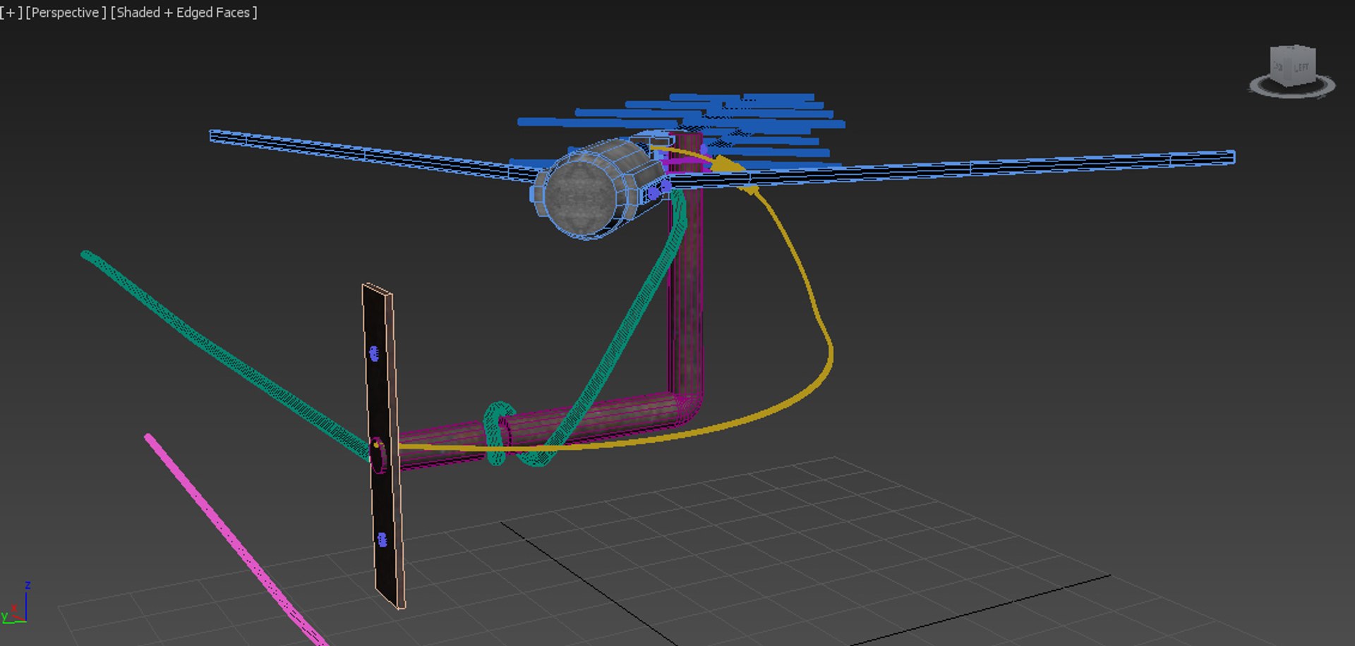 3d model antenna exterior