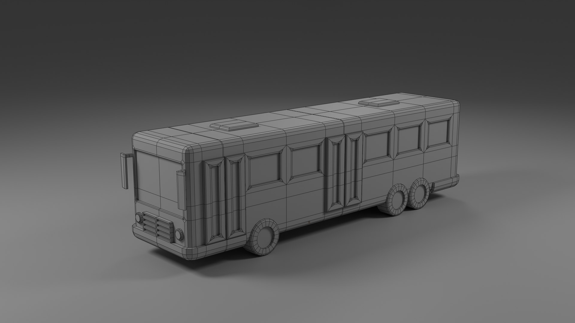 Low Poly Bus 3D - TurboSquid 2361054