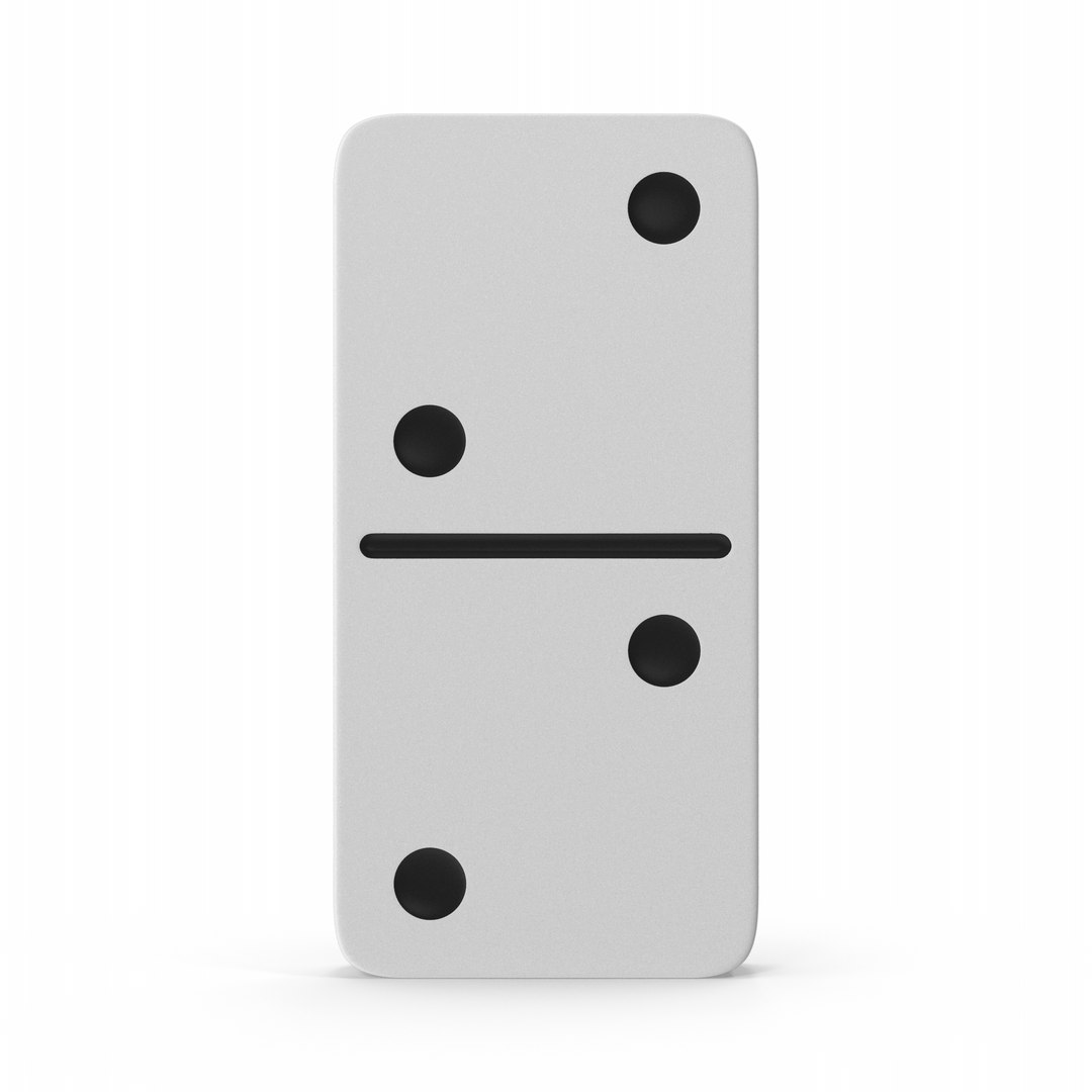 Domino 2x2 3D Model - TurboSquid 1868891