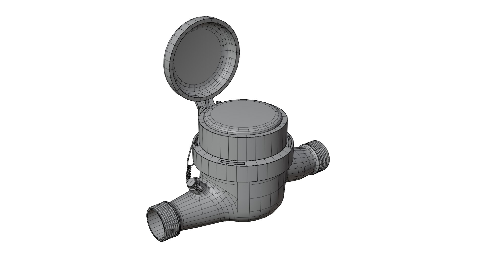 Water Meter 3D Model - TurboSquid 2203738