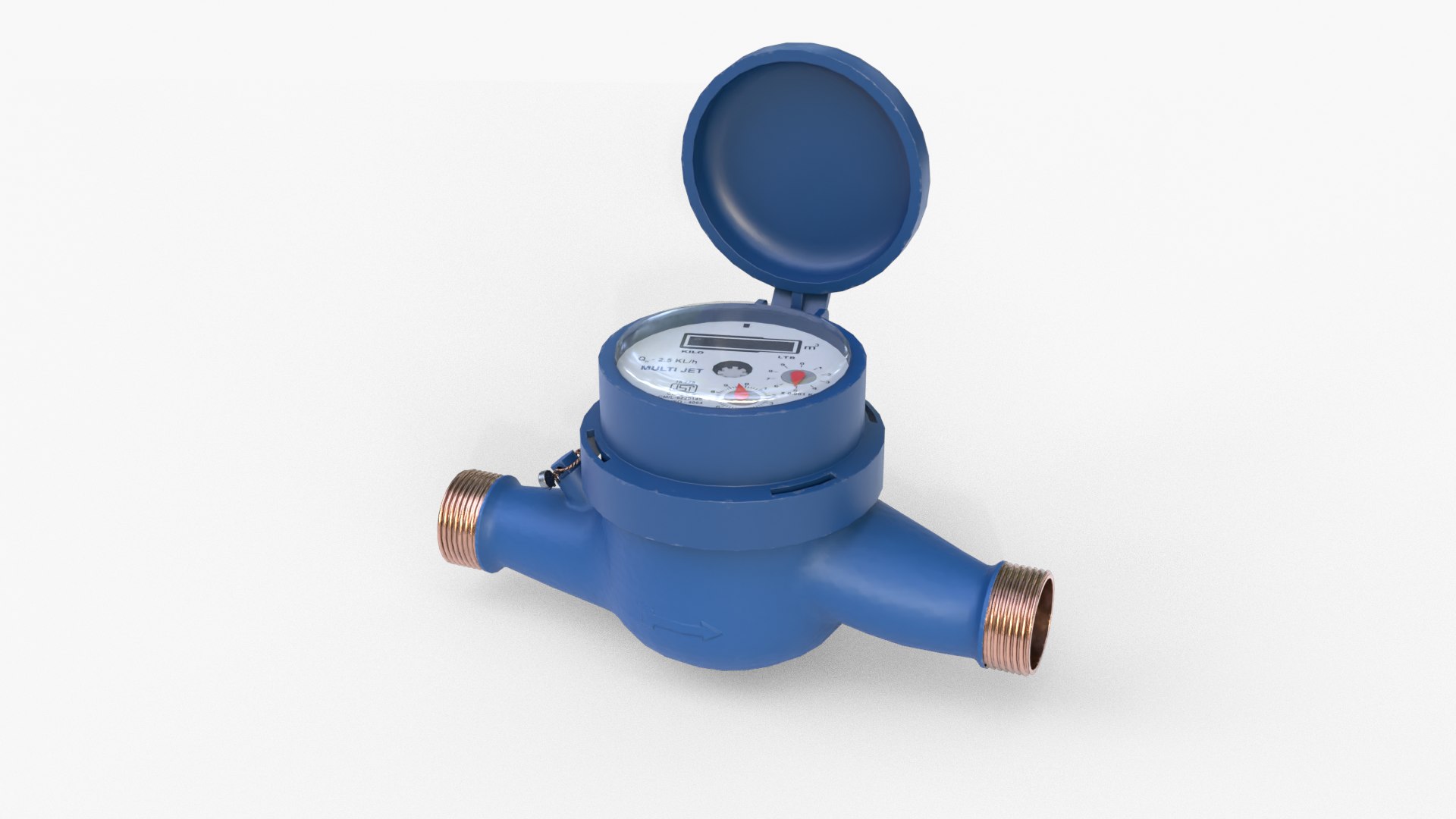 Water Meter 3D Model - TurboSquid 2203738