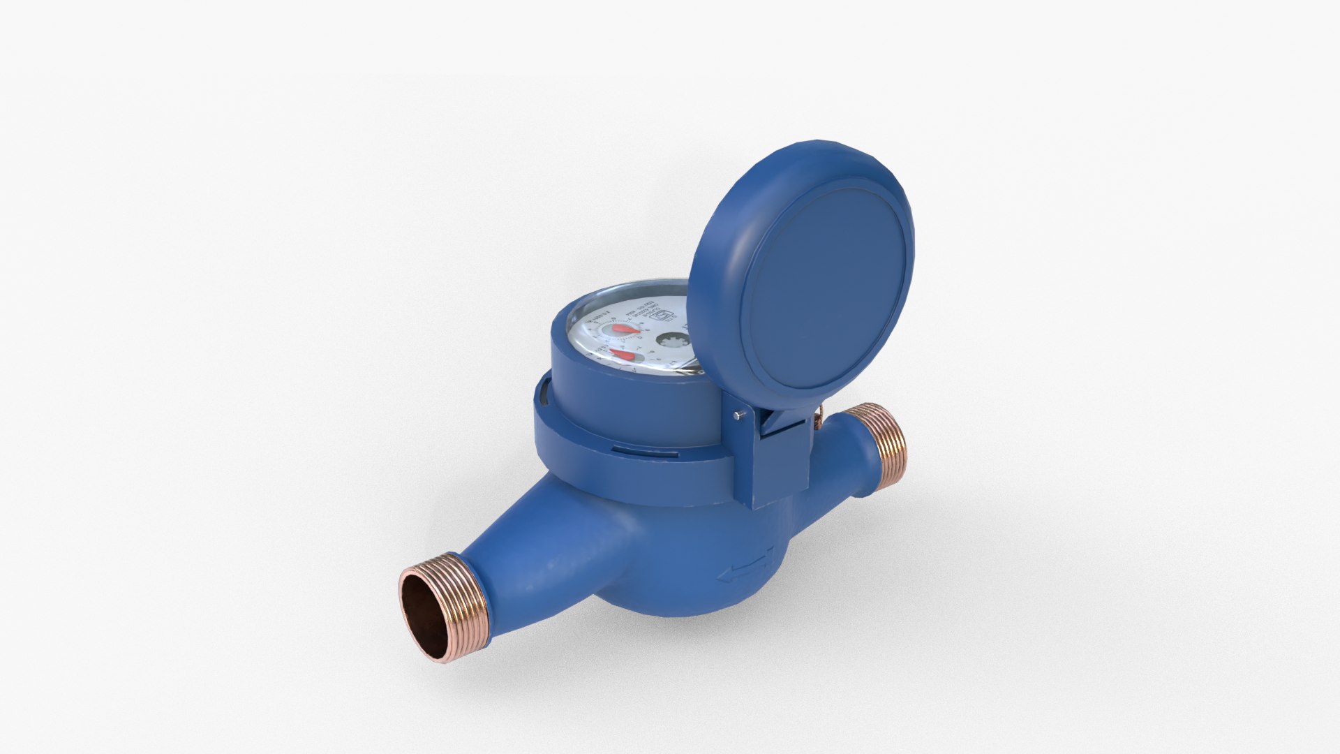Water Meter 3D Model - TurboSquid 2203738