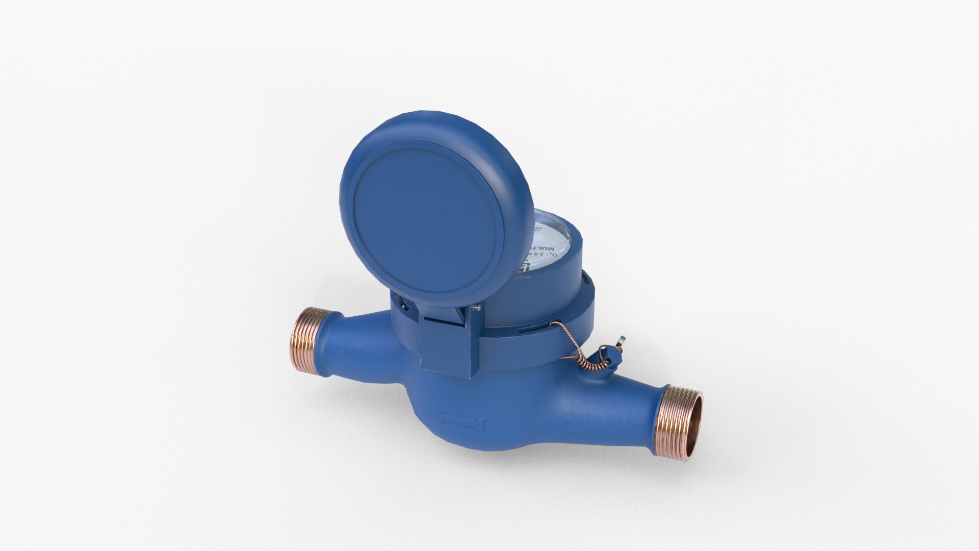 Water Meter 3D Model - TurboSquid 2203738