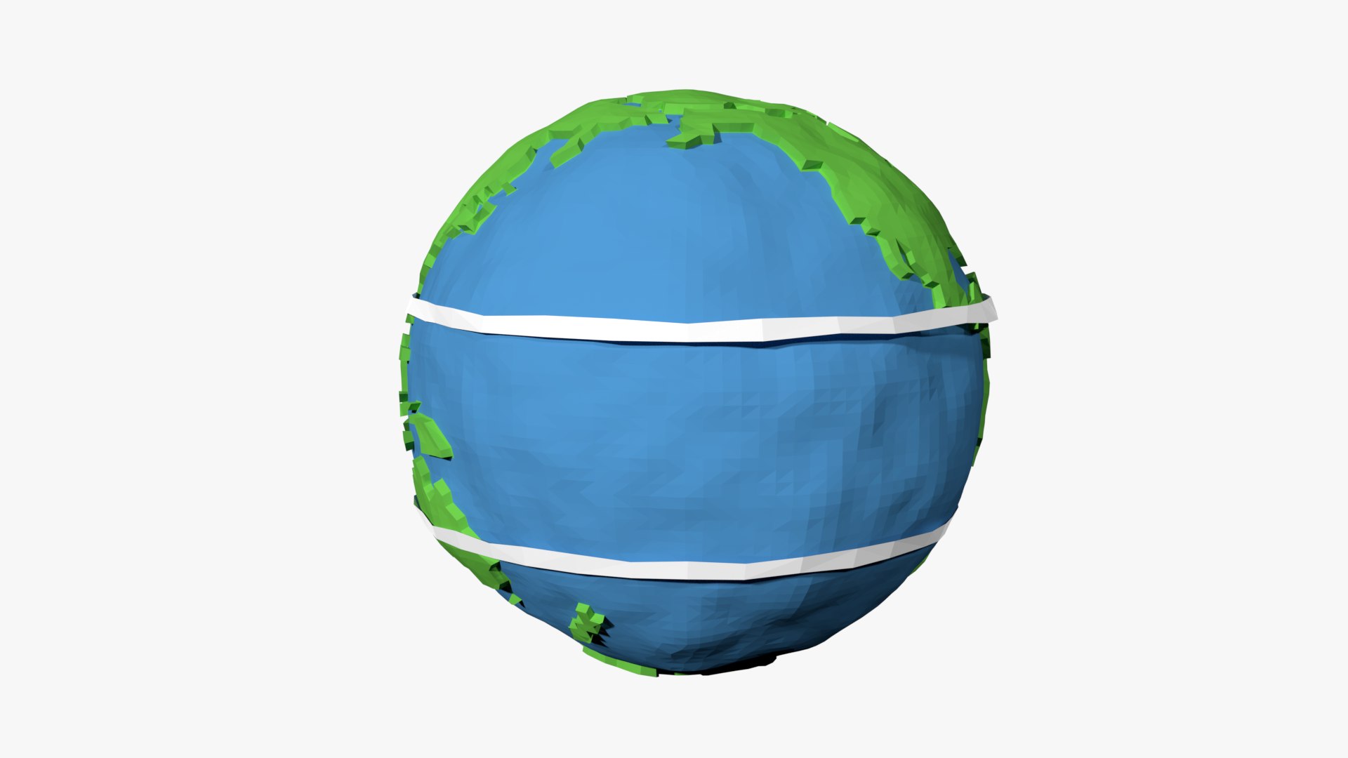 3D Cartoon Planet Earth Mask - TurboSquid 1555412