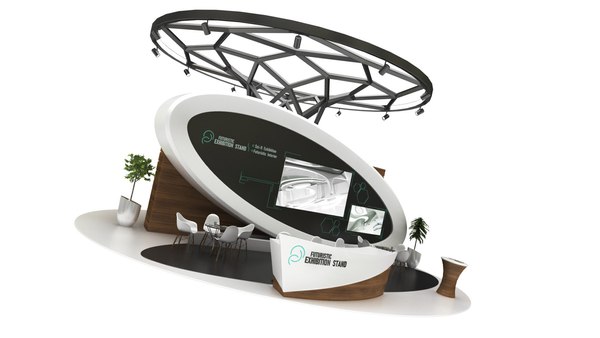 Mega Futuristic Exhibition Collection 20 in 1 3D model - TurboSquid 1904544