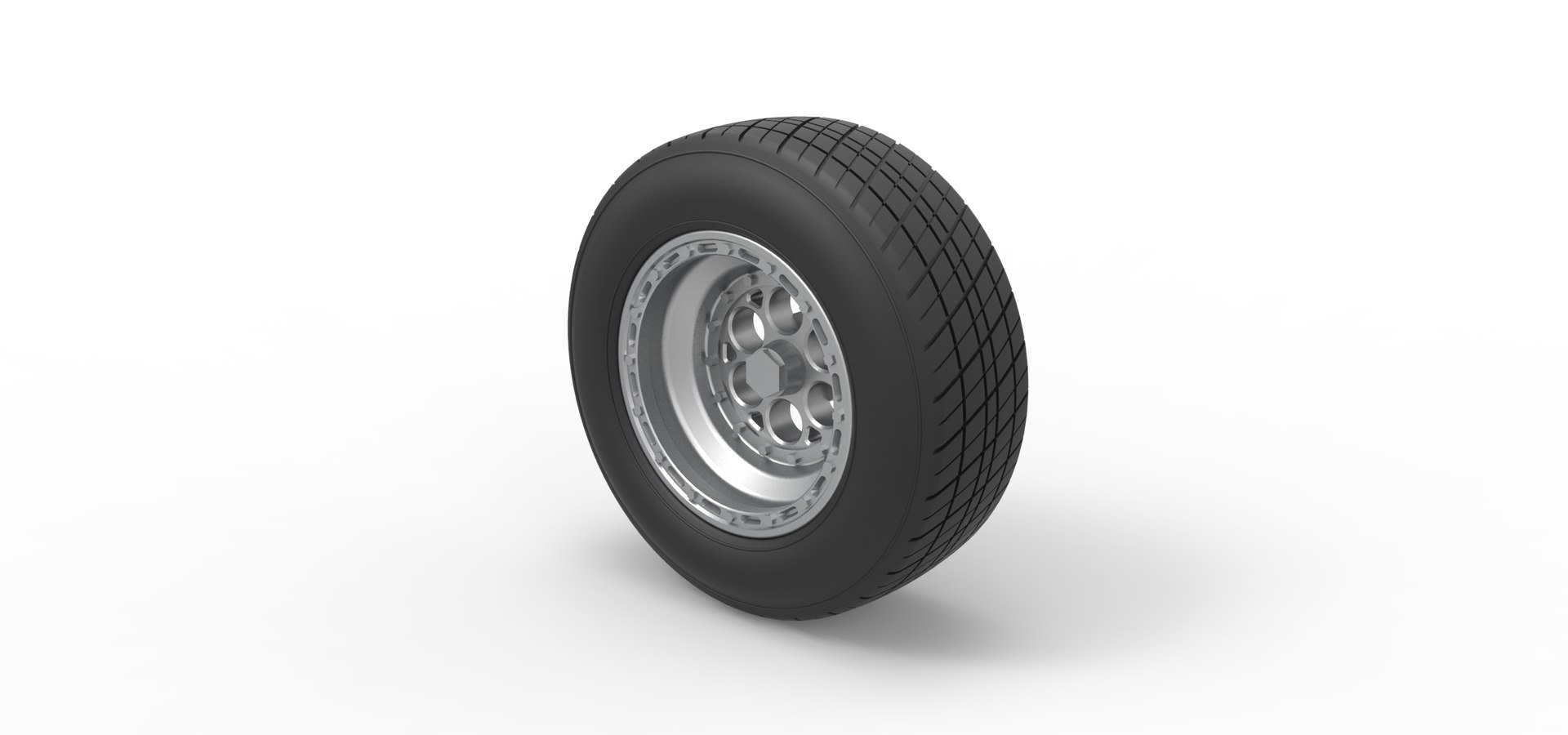 Diecast Front Wheel From Sprint Car Version 2 Scale 1 To 25 3D Model ...