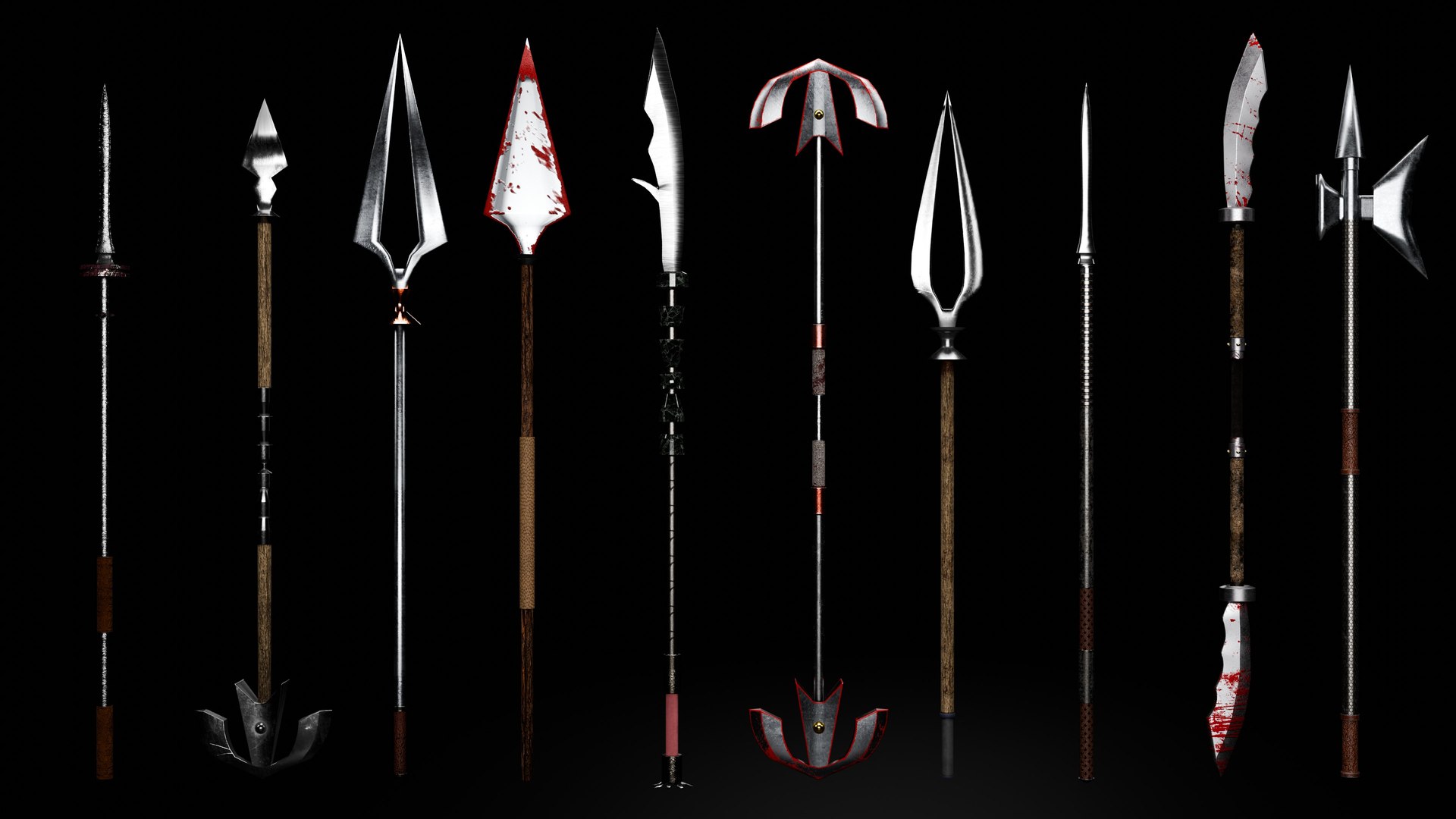 Spear 3D Model - TurboSquid 2179199