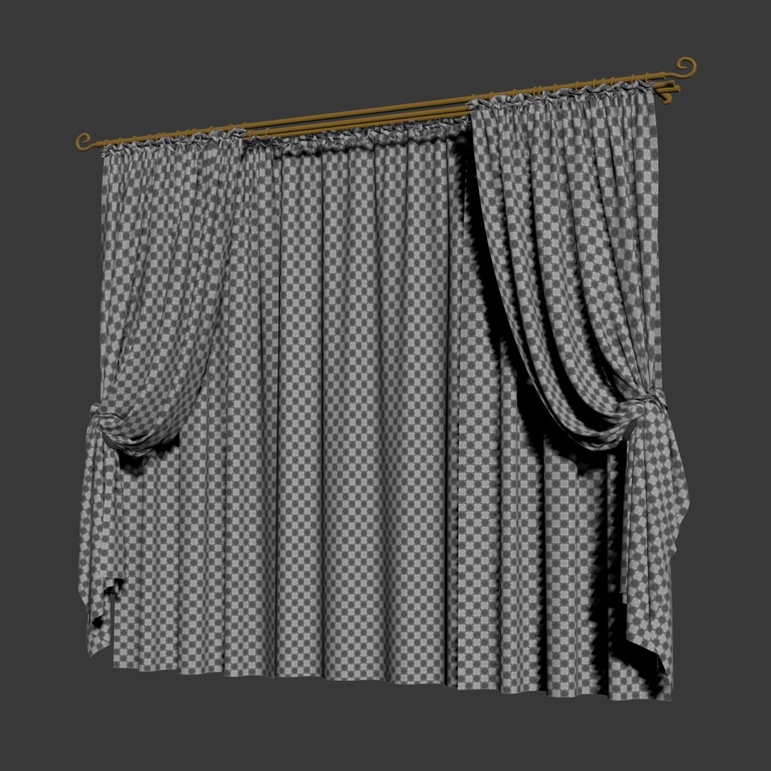 curtain classic obj