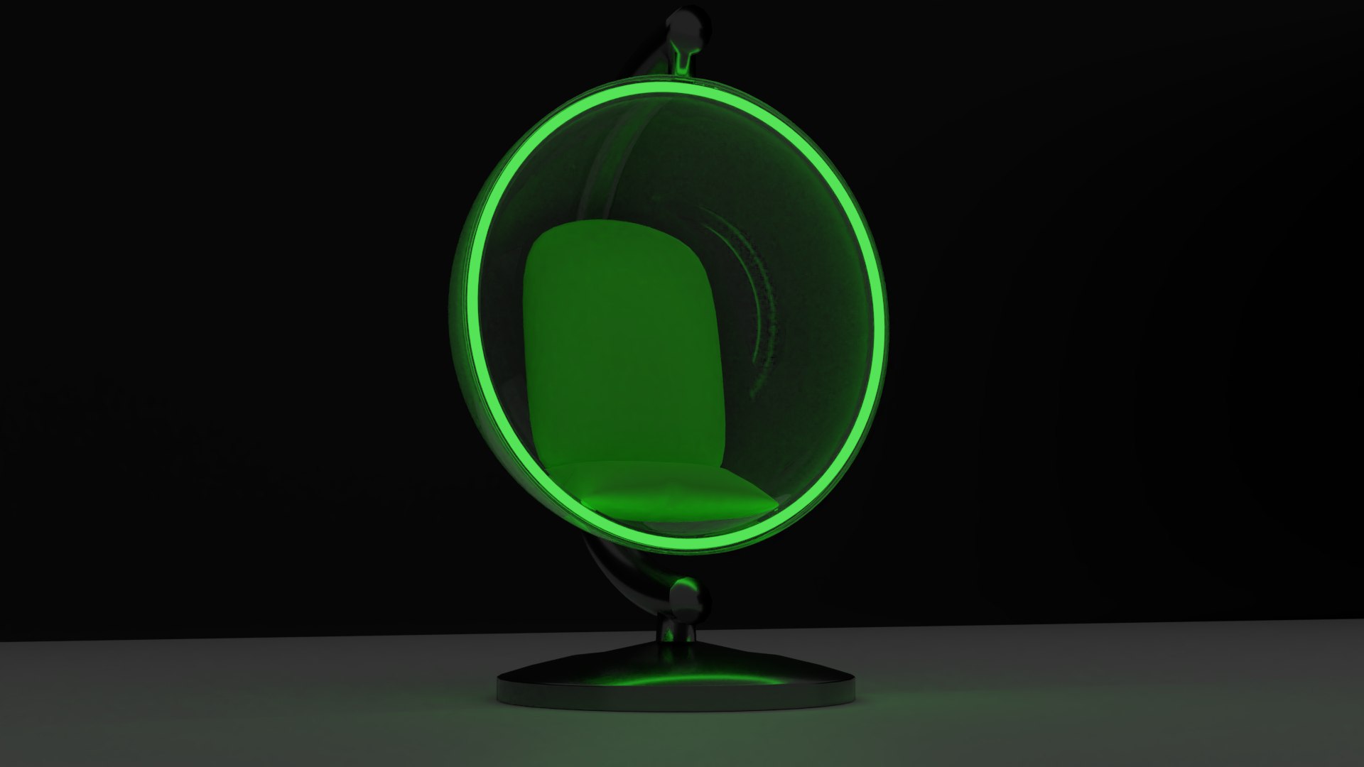 Transparent Bubble Hanging Chair 3D Model - TurboSquid 1863873