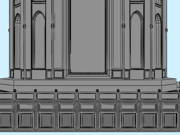 타지 마할 3D 모델 - TurboSquid 678698