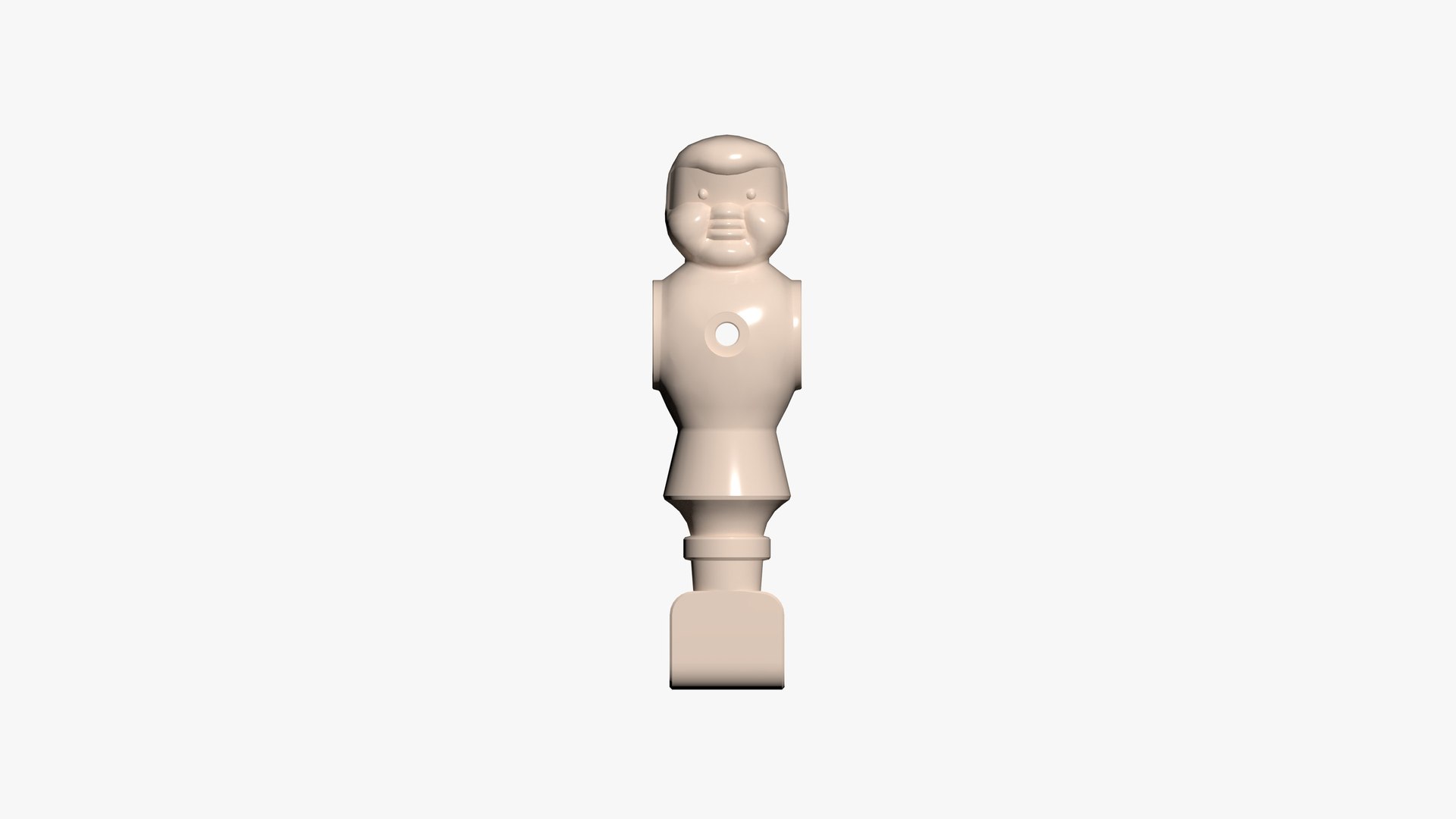 Foosball Table Figure 3D Model - TurboSquid 2237408