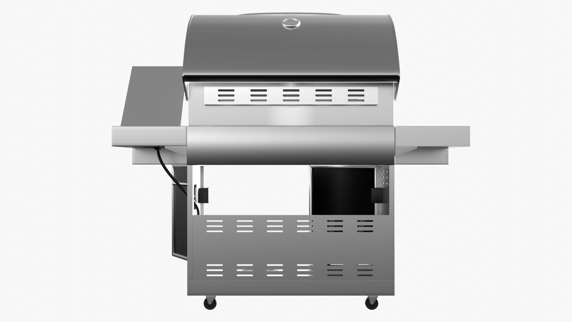 3D Model Grill Chrome - TurboSquid 1989639