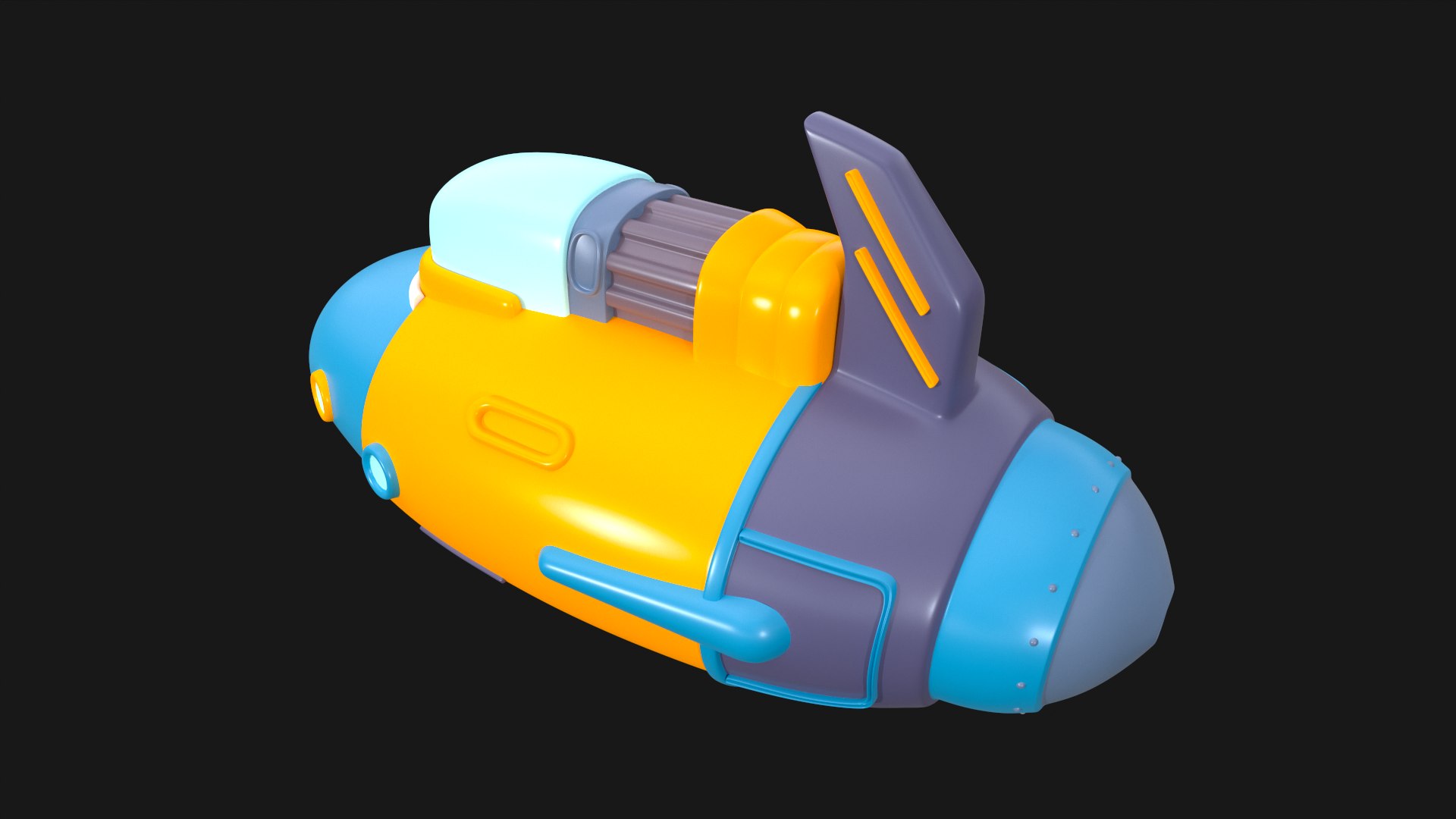 Cartoon Ship 3D Model - TurboSquid 2261548