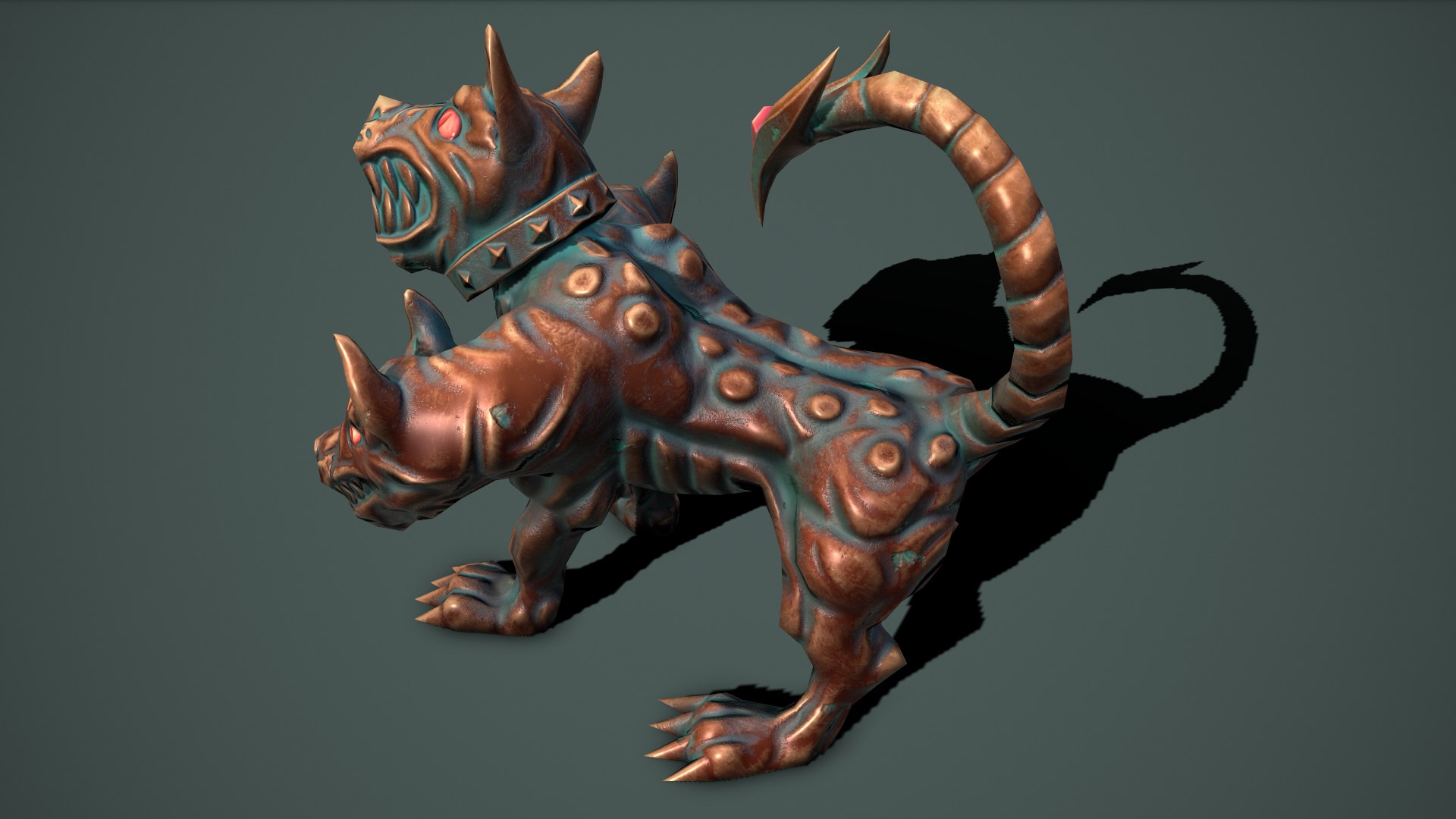 Cerberus cerber statue 3D model - TurboSquid 1443905