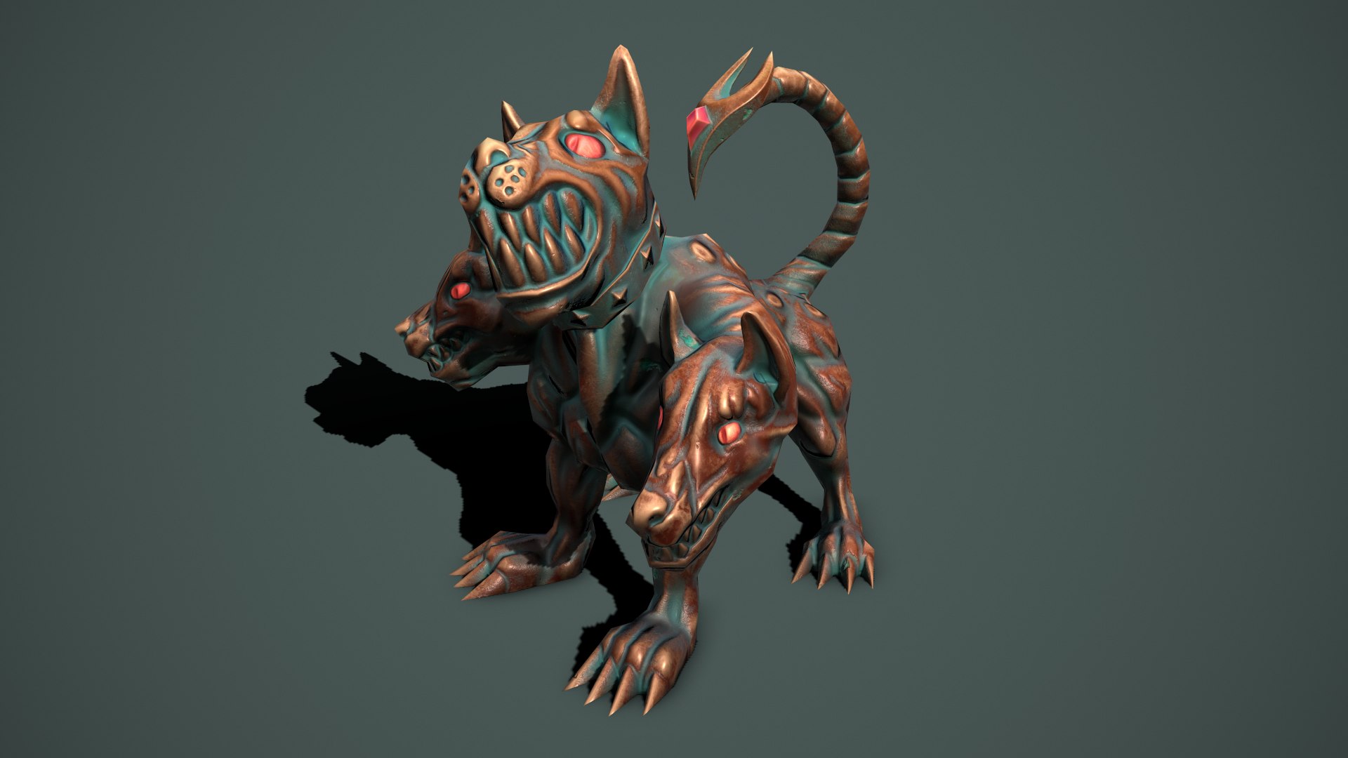 Cerberus cerber statue 3D model - TurboSquid 1443905