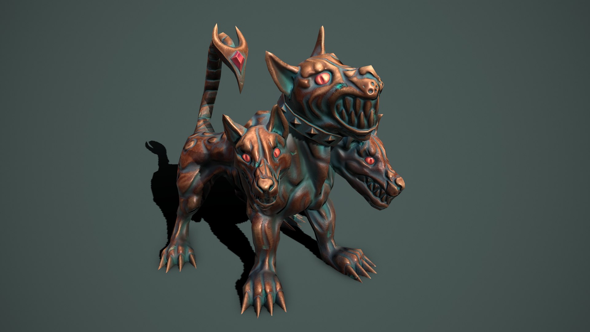 Cerberus cerber statue 3D model - TurboSquid 1443905