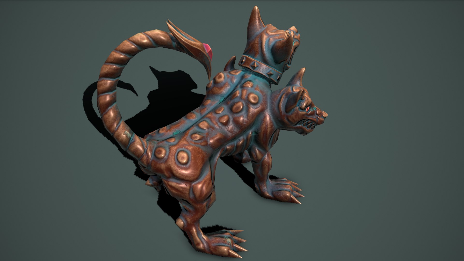 Cerberus cerber statue 3D model - TurboSquid 1443905