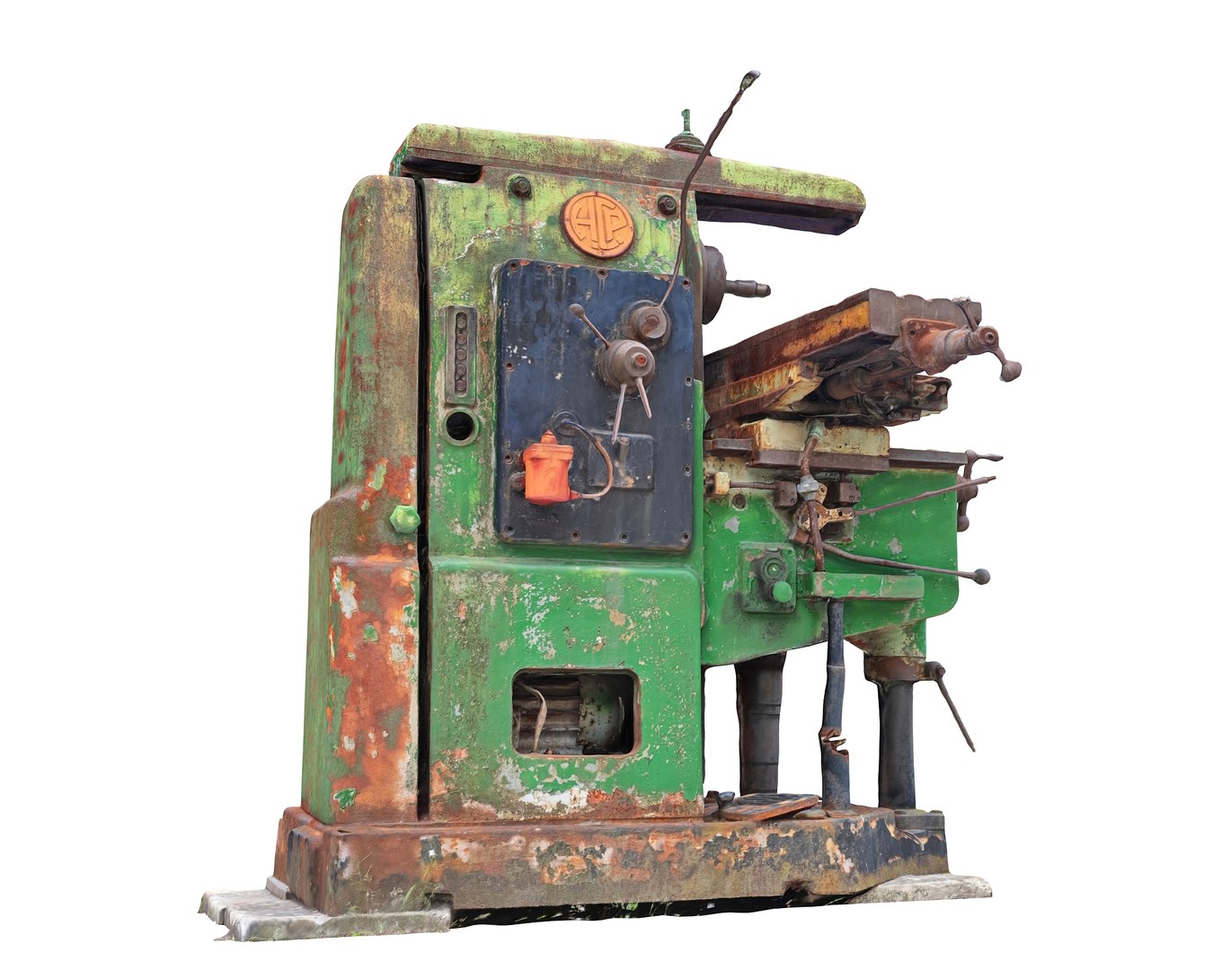 3D Old Factory Machine Model - TurboSquid 1905549
